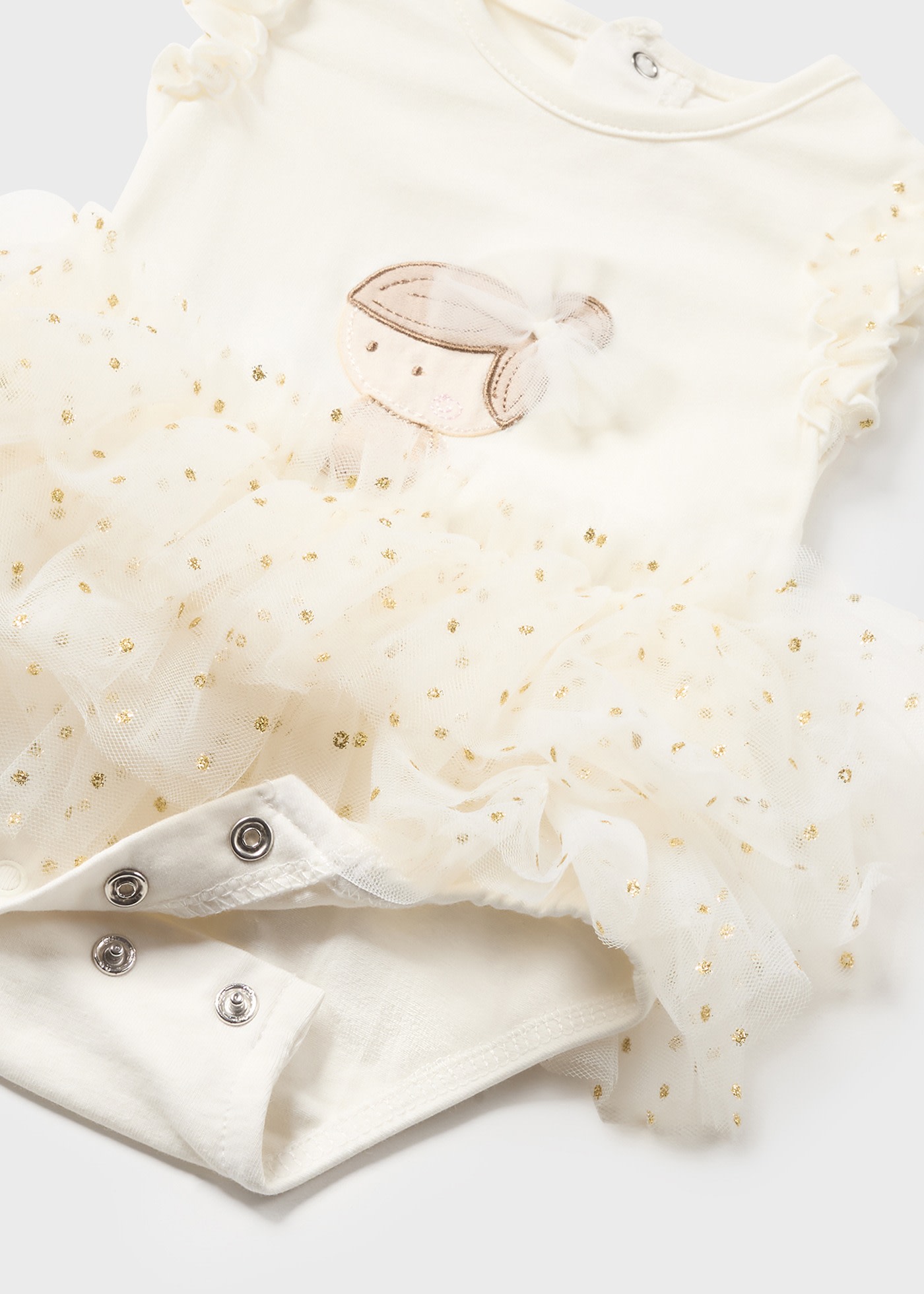 Body tutu en algodón sostenible con diadema para recién nacido | Mayoral