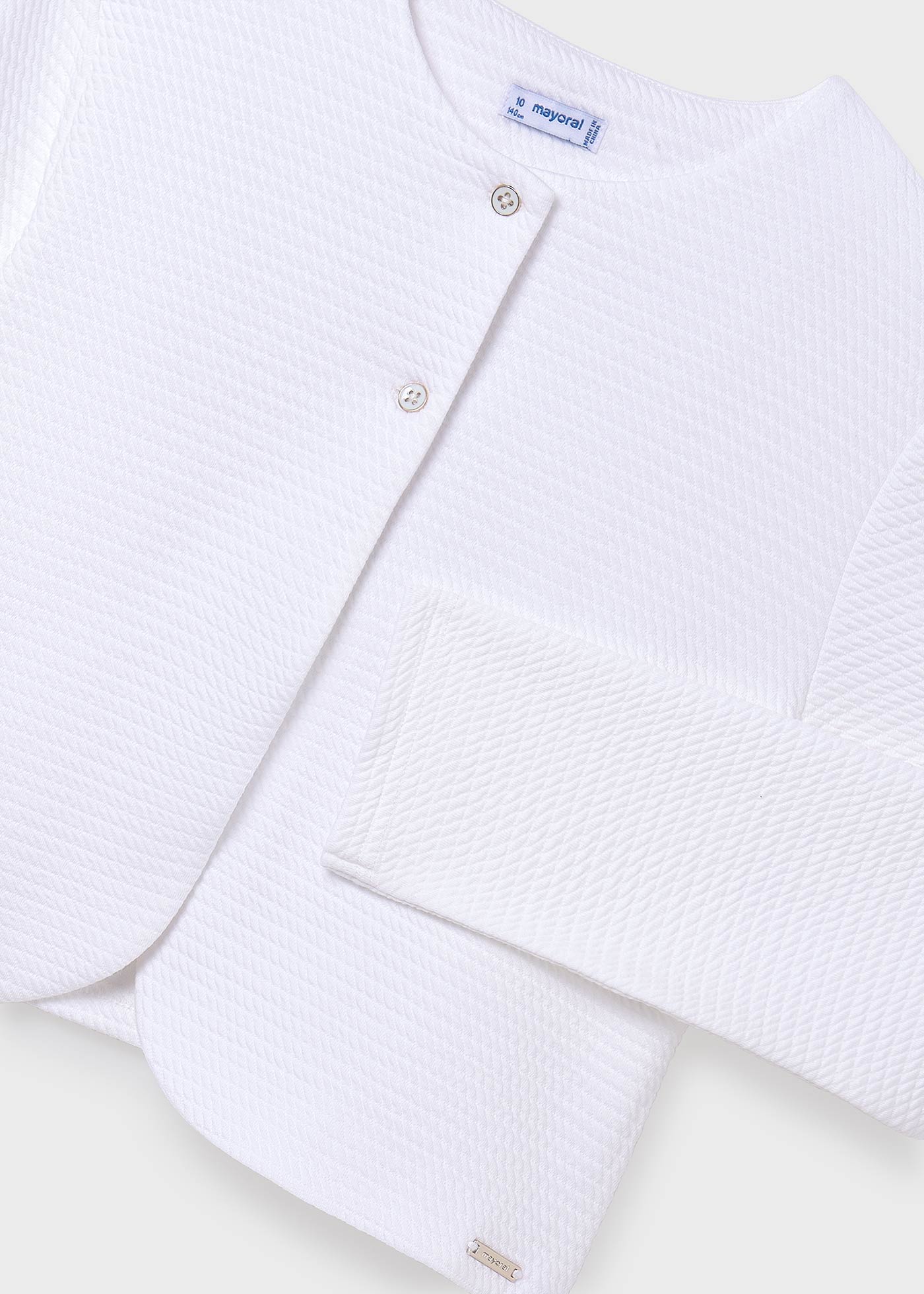 Rebeca punto estructura chica Blanco | Mayoral