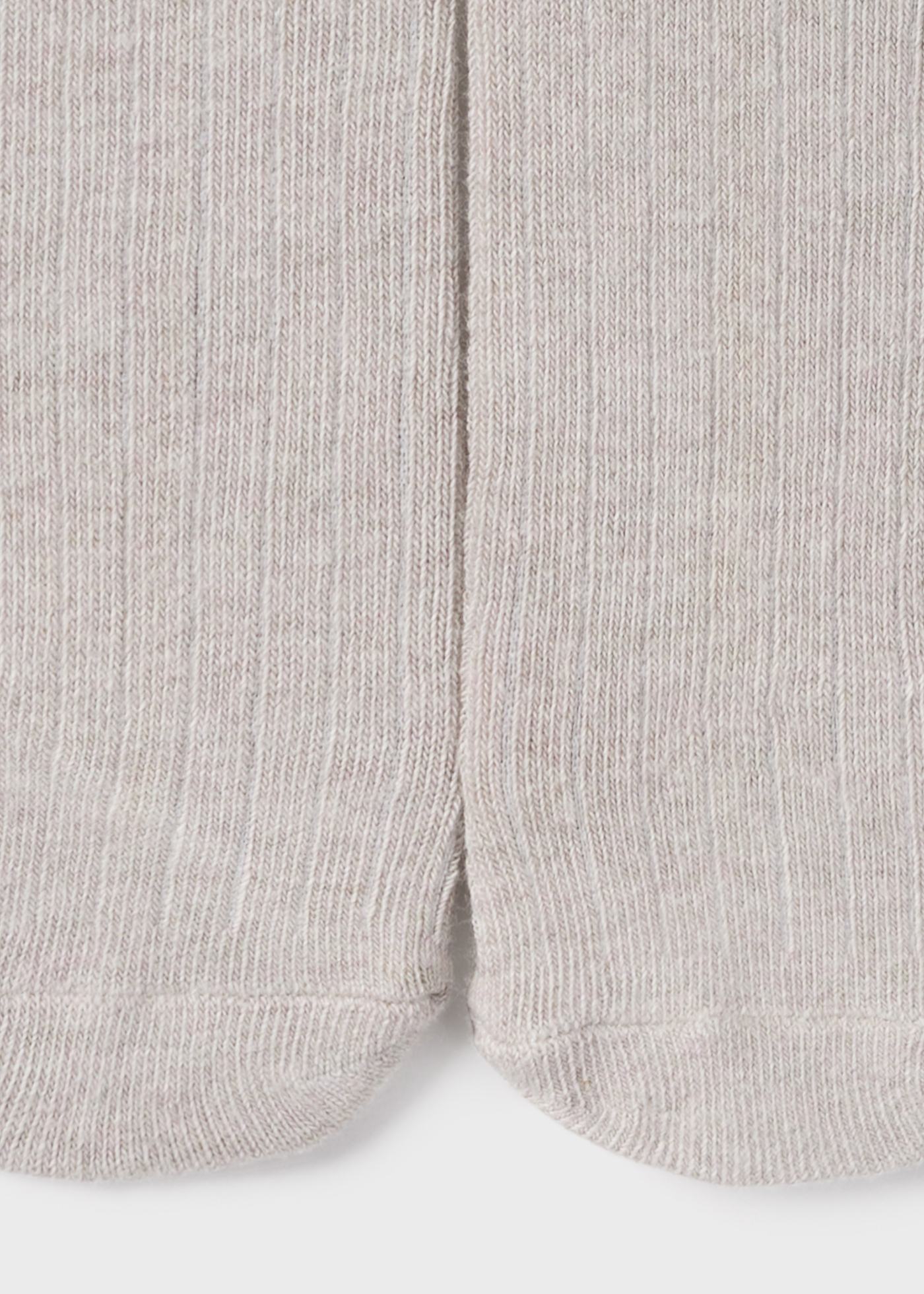 Ribbed tights newborn baby boy Nut | Mayoral