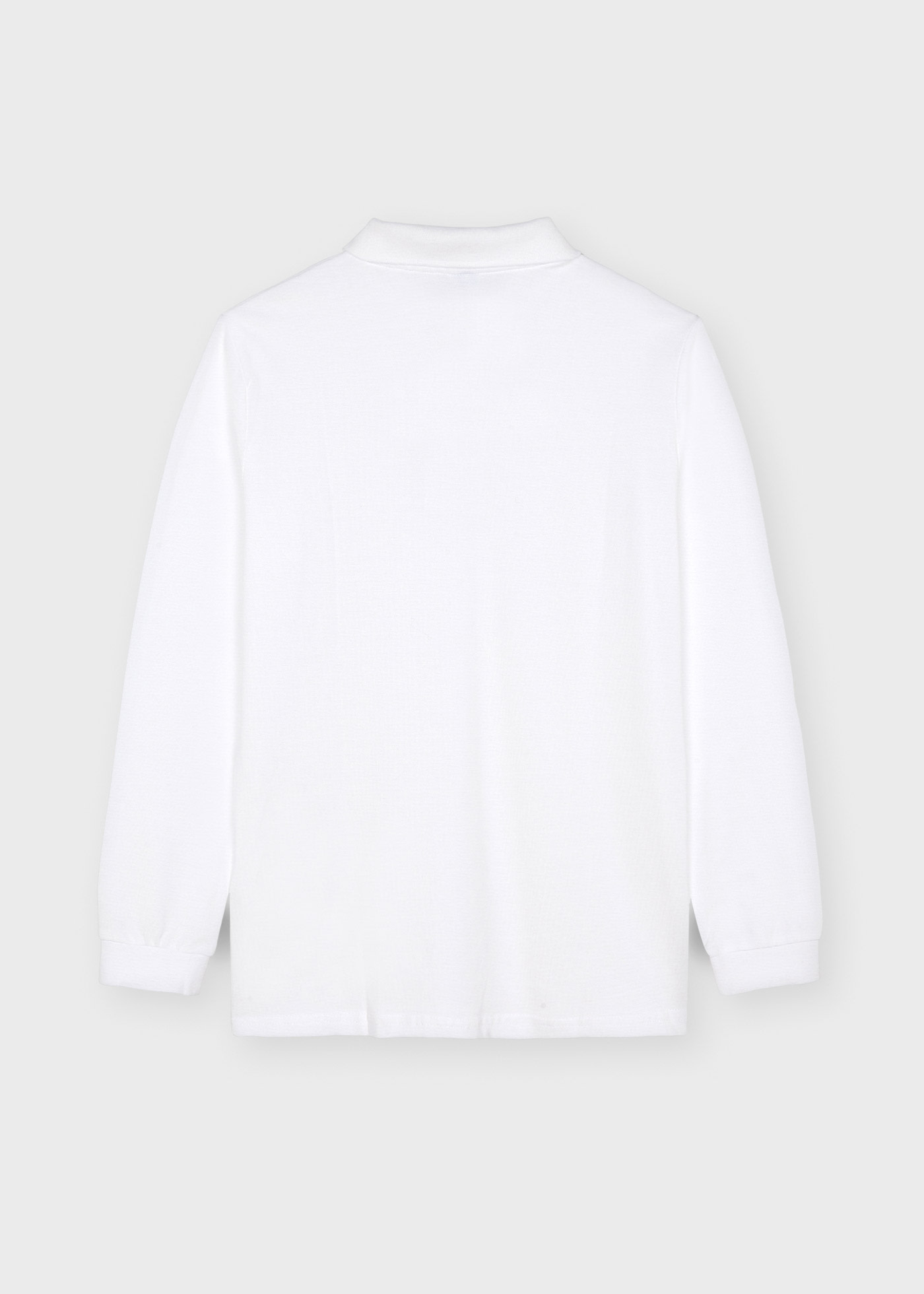 Polo manga larga escolar Blanco | Mayoral