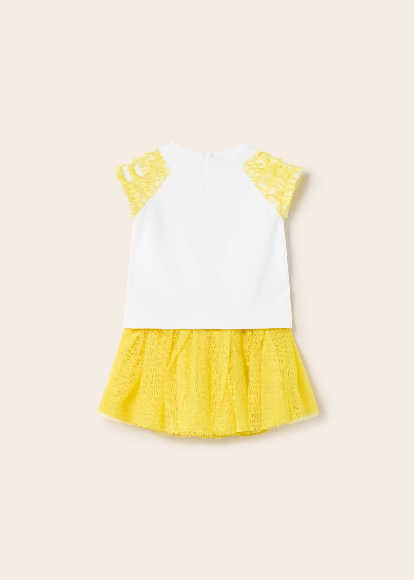 Ensemble 2 pièces avec jupe bébé en tulle Mimosa | Mayoral