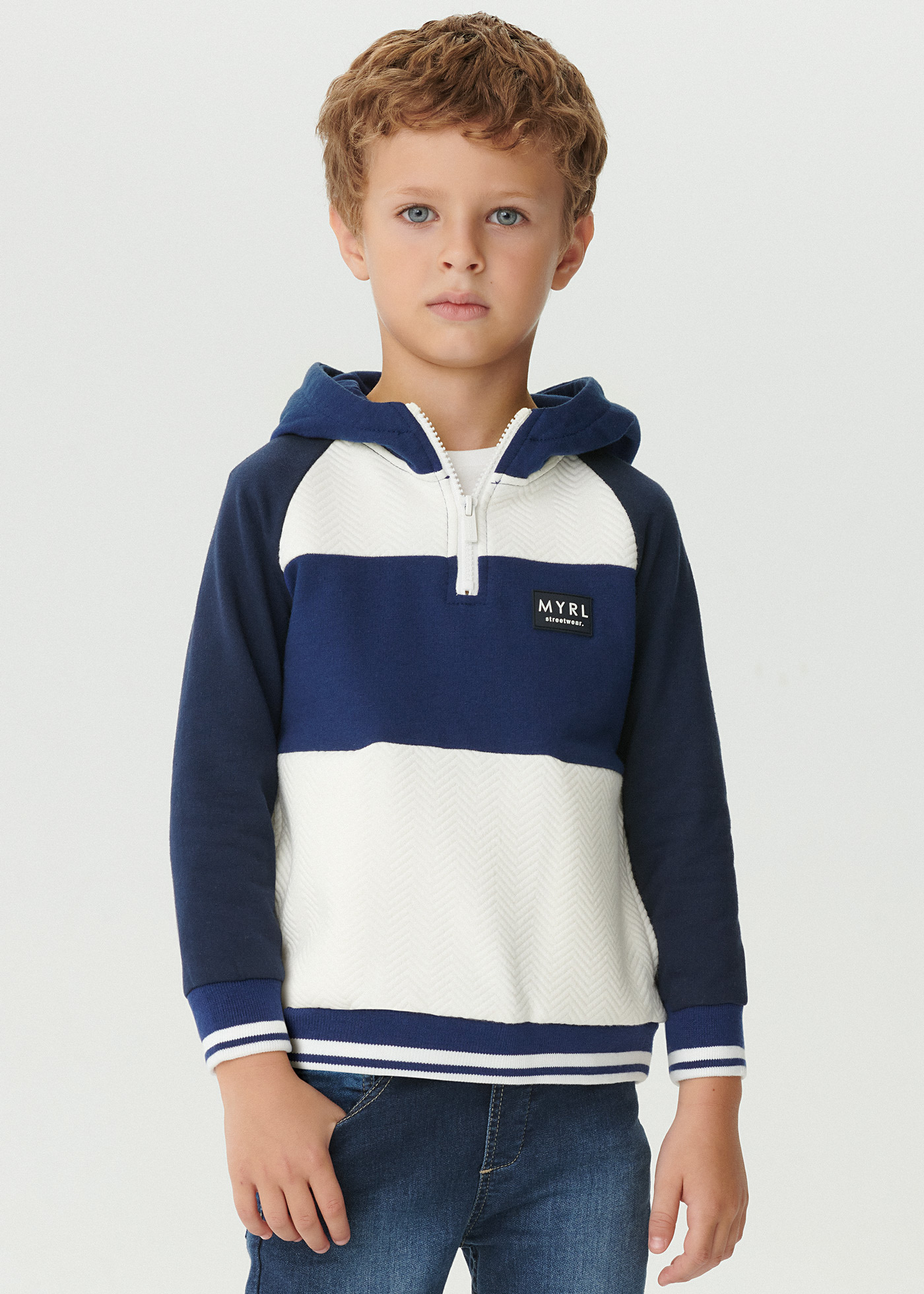 Sweat com fecho na gola menino Nata | Mayoral