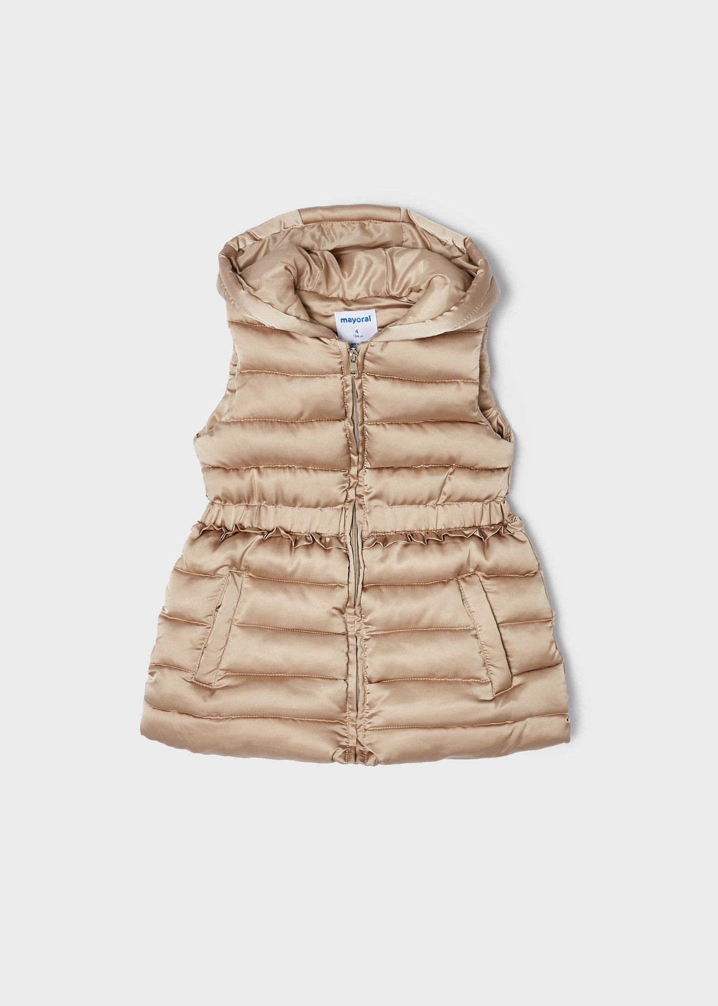 Chaleco acolchado para niña Sand | Mayoral