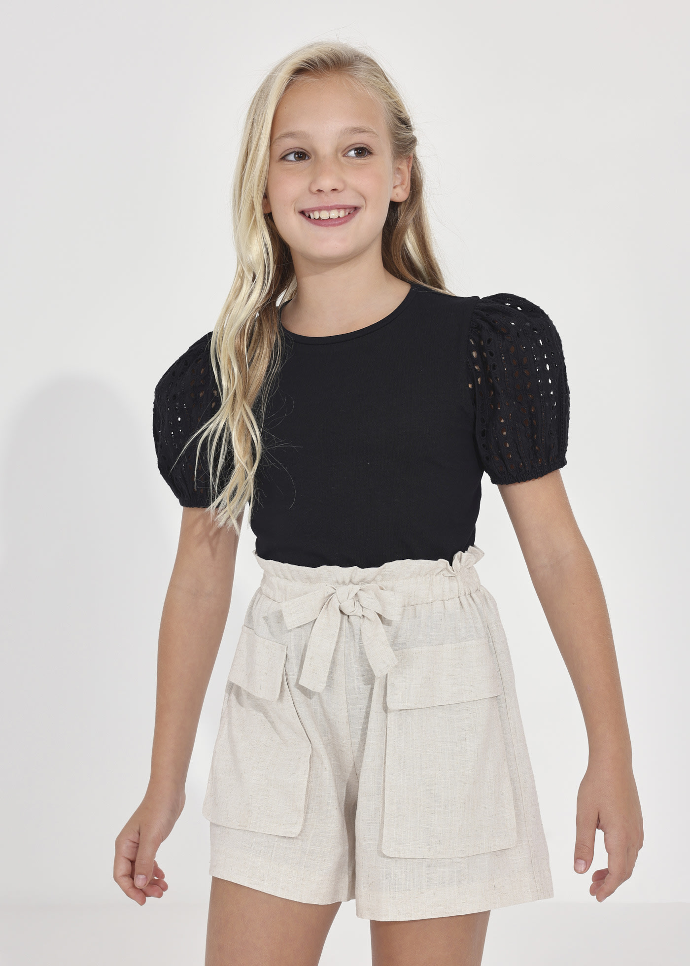 Shorts en lin pour filles Lin | Mayoral