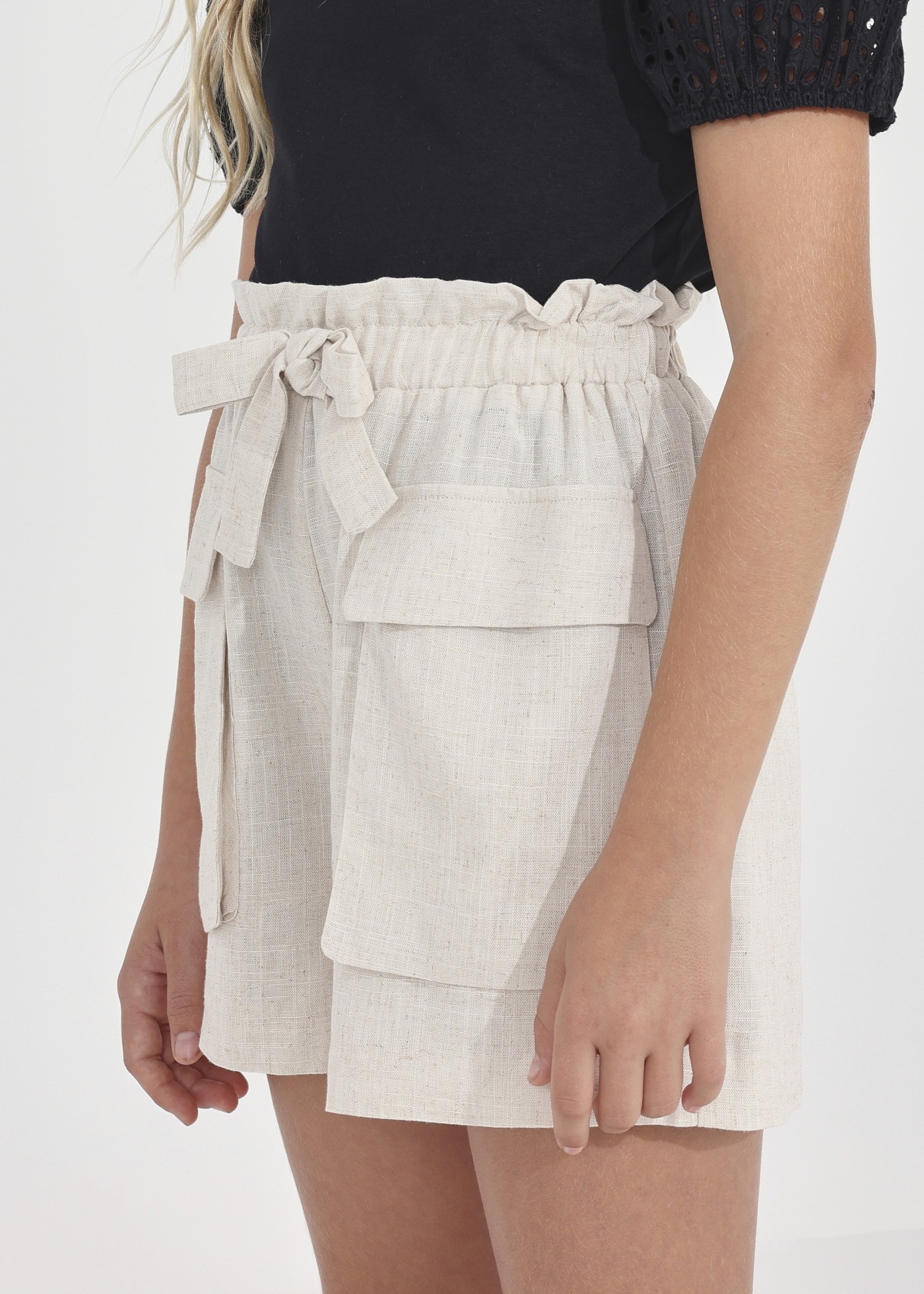 Shorts en lin pour filles Lin | Mayoral