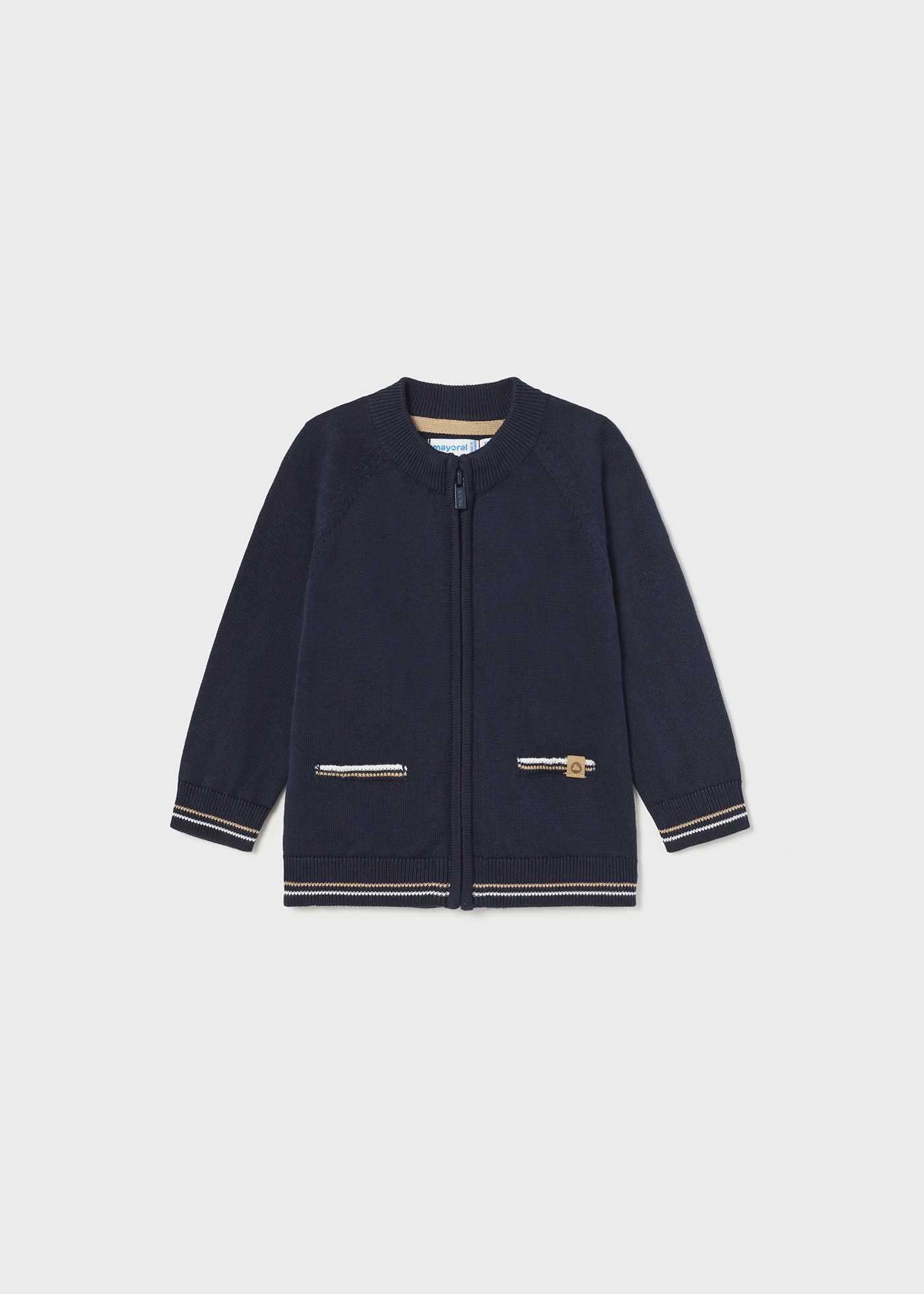Jacheta eleganta tricot bebe Navy blue | Mayoral