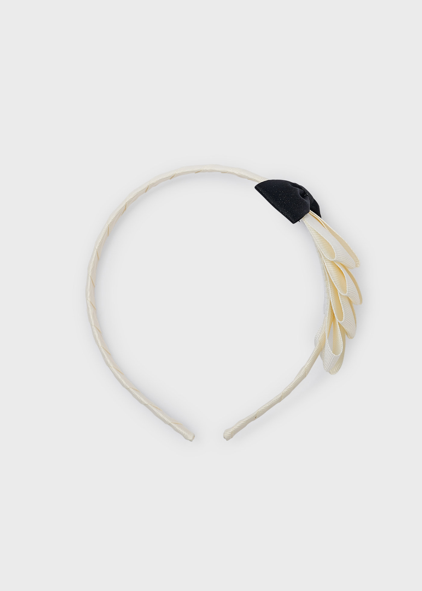 Bandolete efeito espiga menina Cru | Mayoral