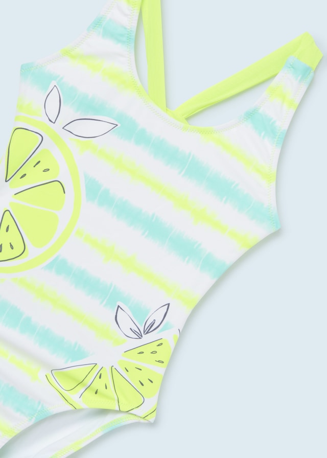 Costume stampato ragazza Fluo | Mayoral