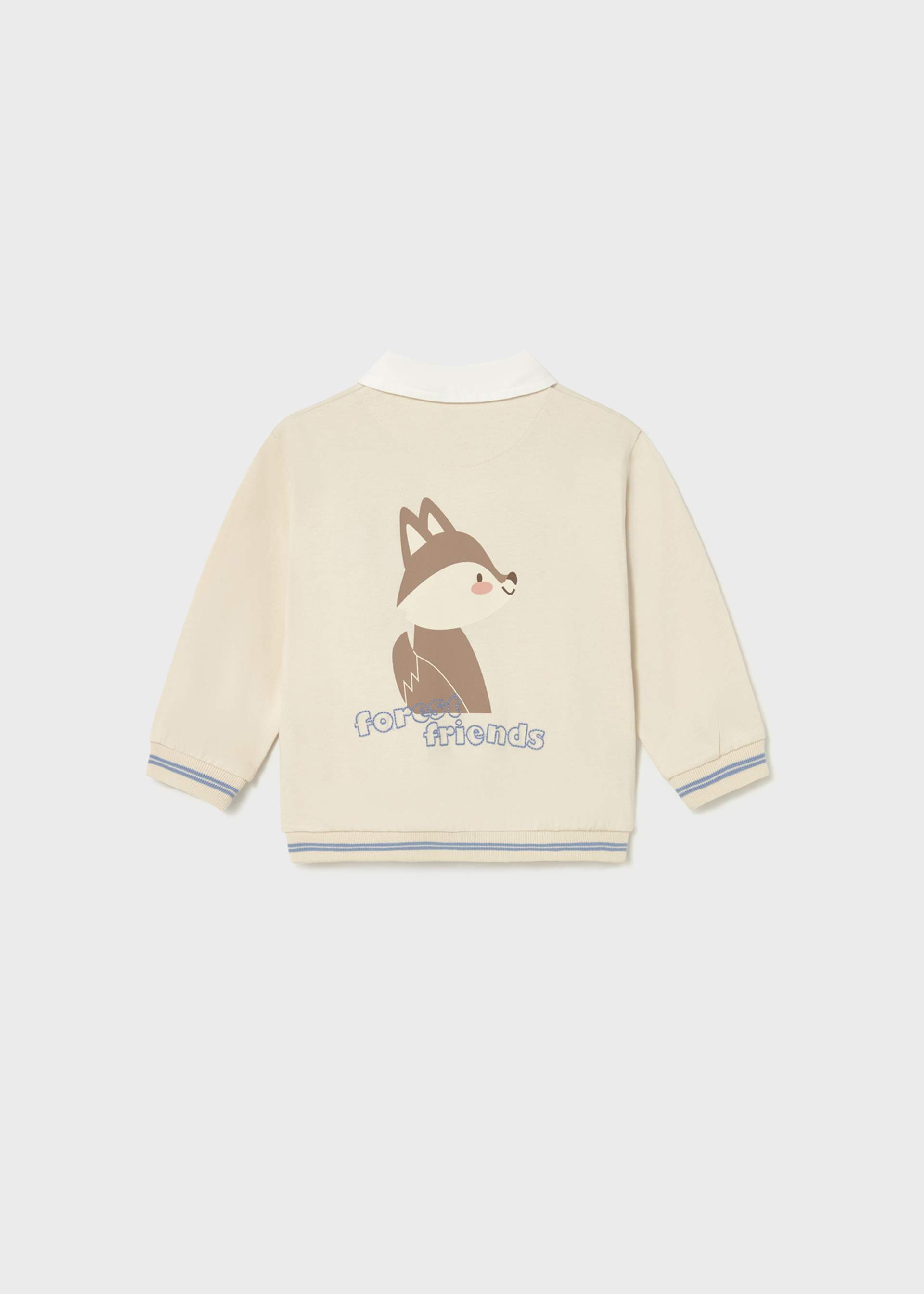 Hanorac guler polo bebe Ceramica | Mayoral