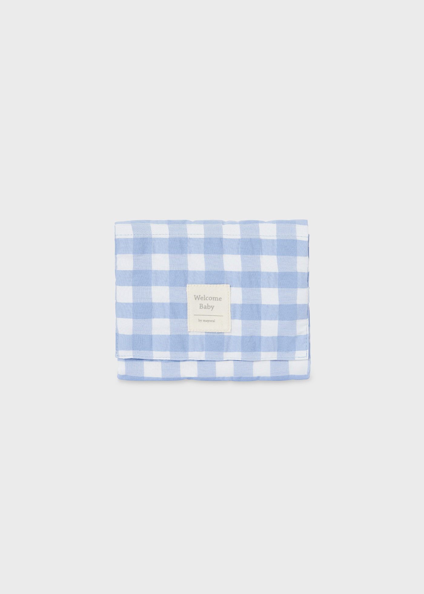 Baby Vichy Print Changing Mat Stellar | Mayoral