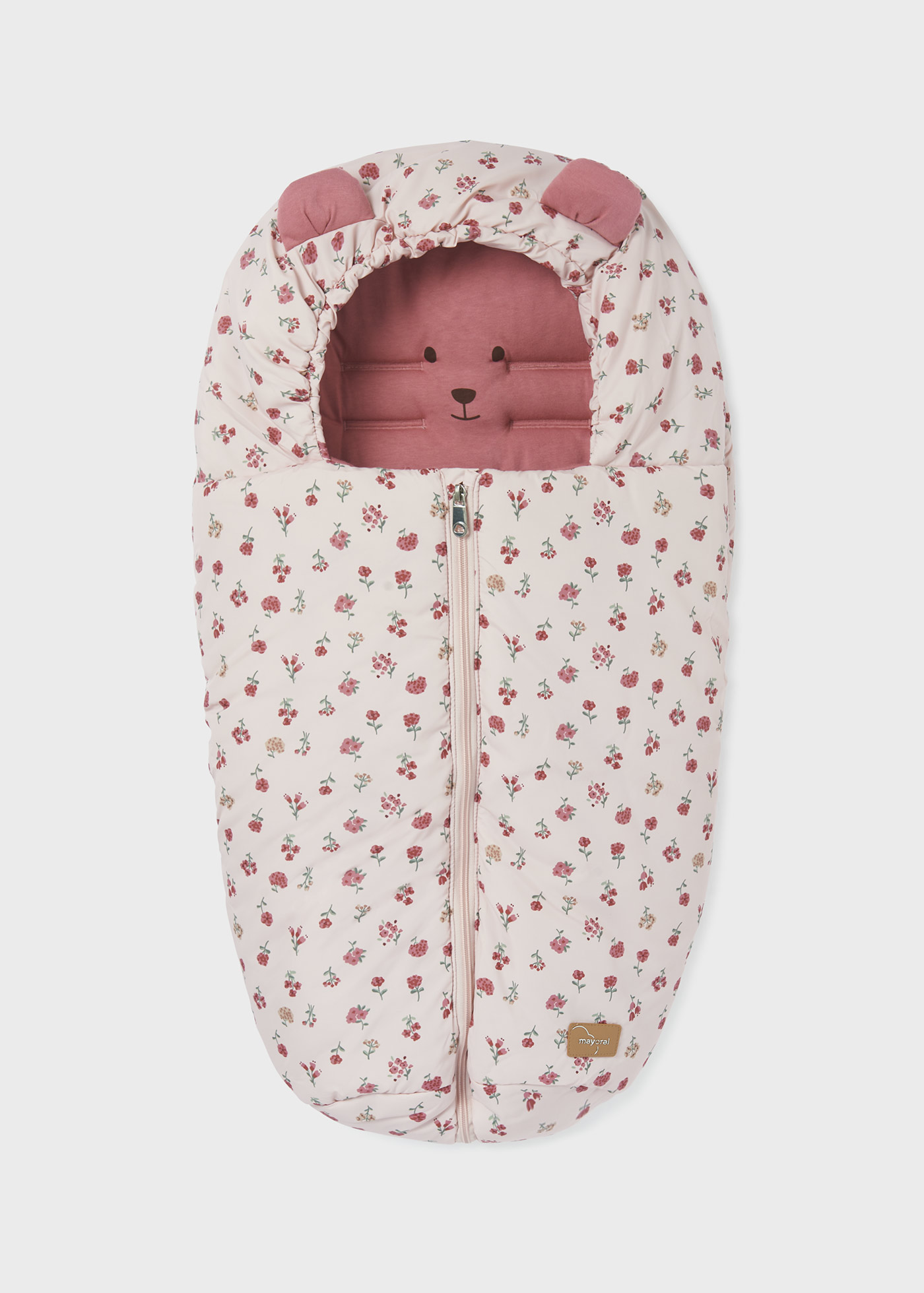Universal footmuffs baby Rose flower | Mayoral