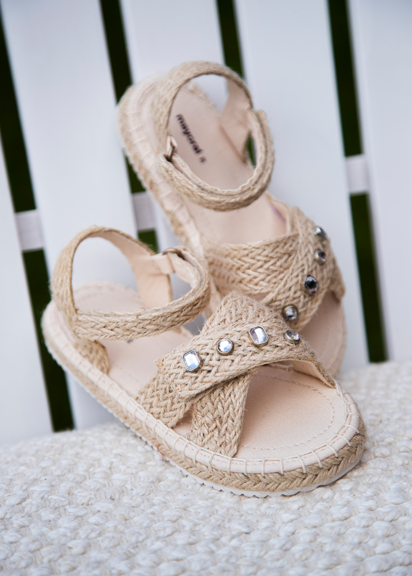 Espadrilles with double velcro girl | Mayoral