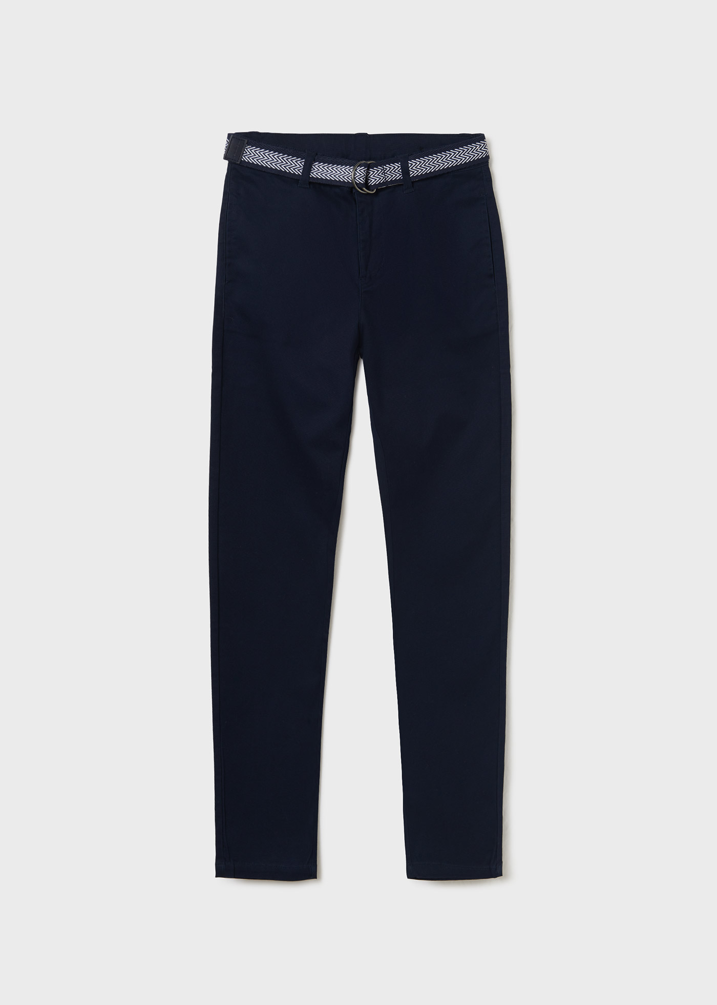 Pique chino trousers with belt boy | Mayoral