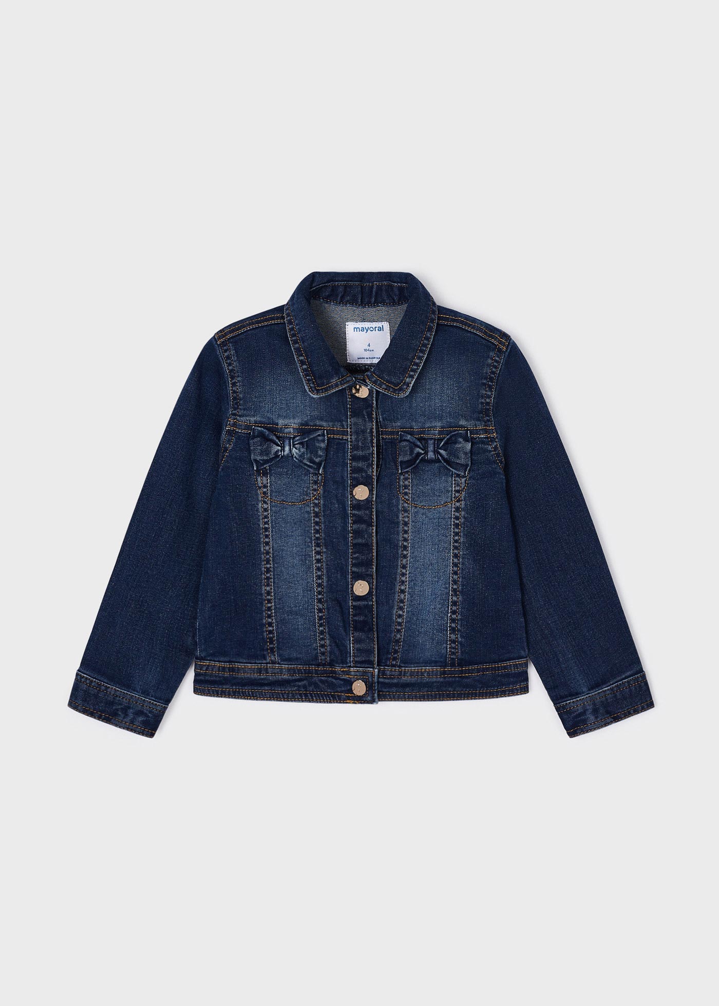 Geaca denim din bumbac sustenabil pentru fetita | Mayoral