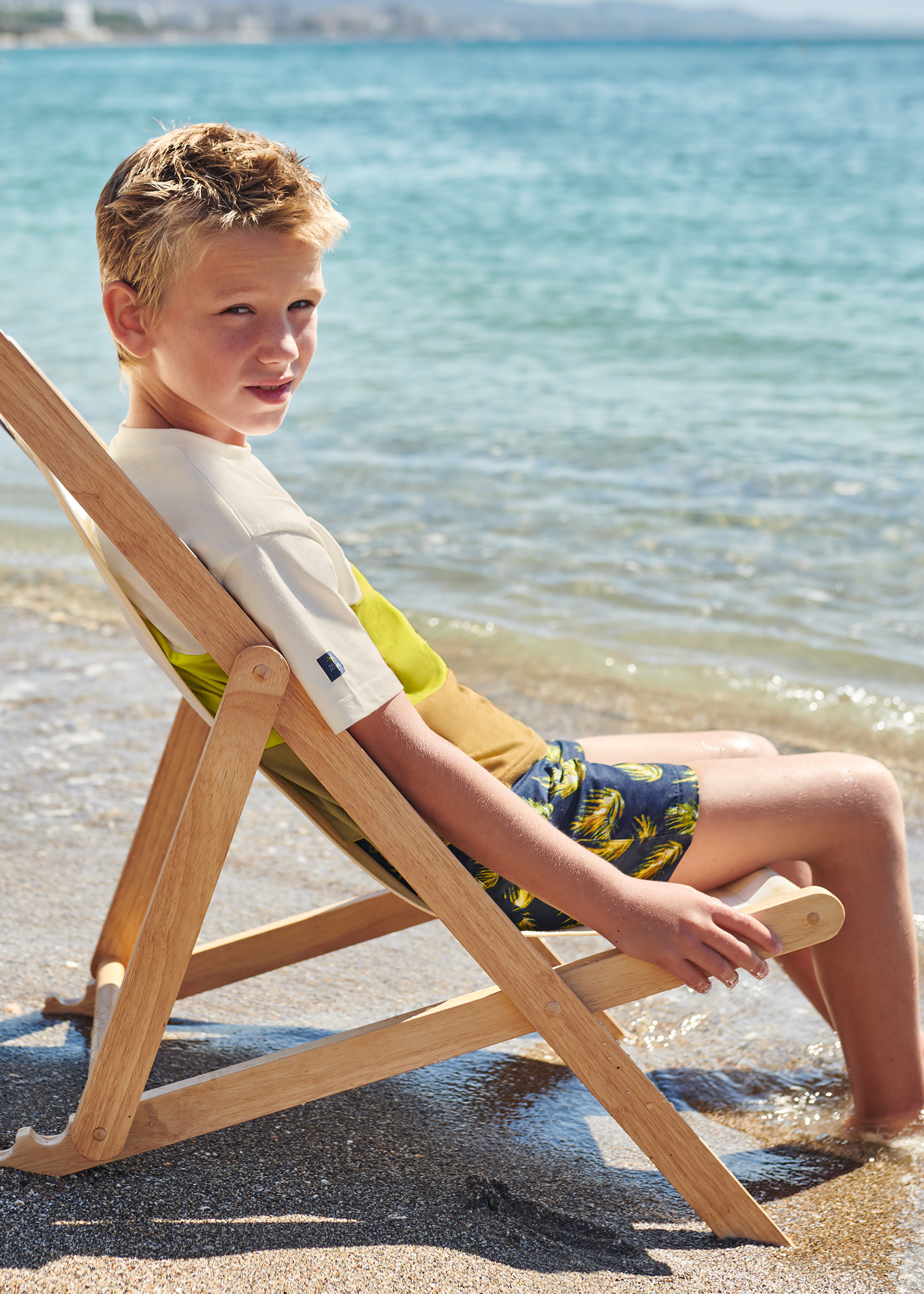 Badehose gemustert aus recyceltem Polyester Teenager Jungen | Mayoral