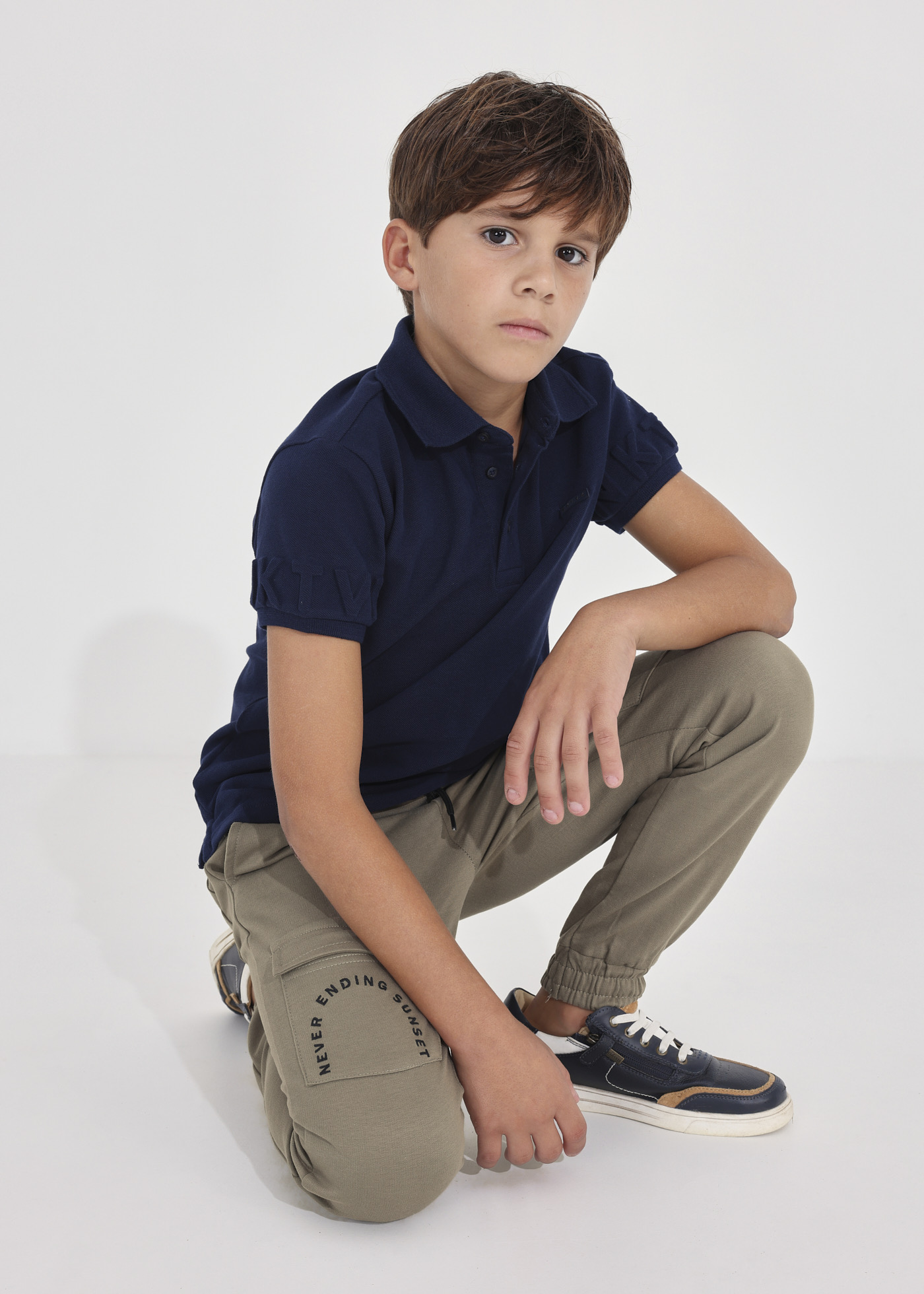 Calças desportivas com algodão rapaz | Mayoral