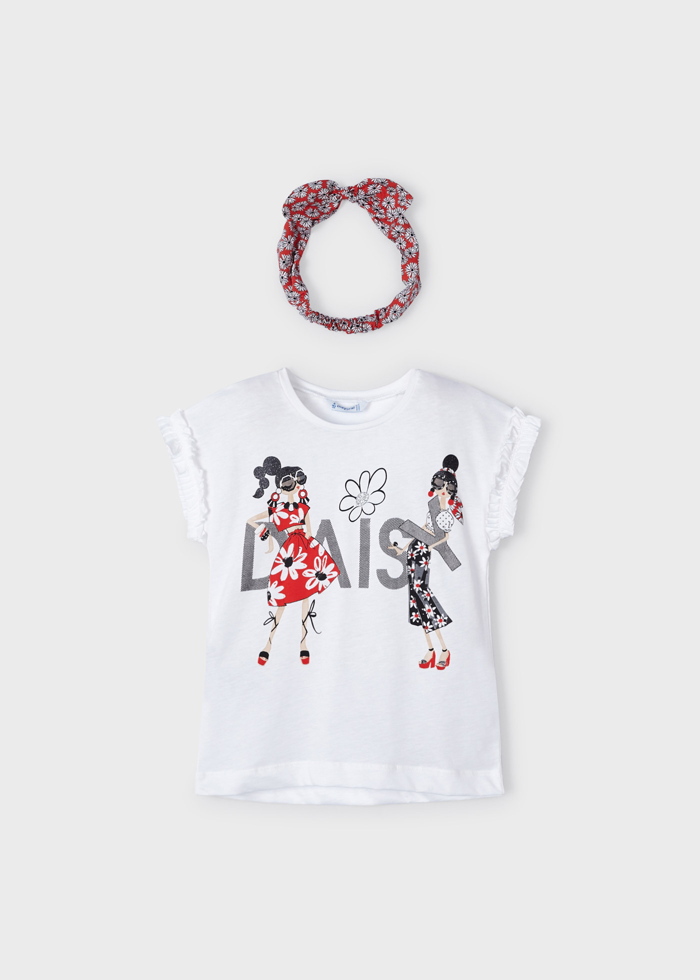 2-Piece Set Sustainable Cotton T-shirt Girl | Mayoral