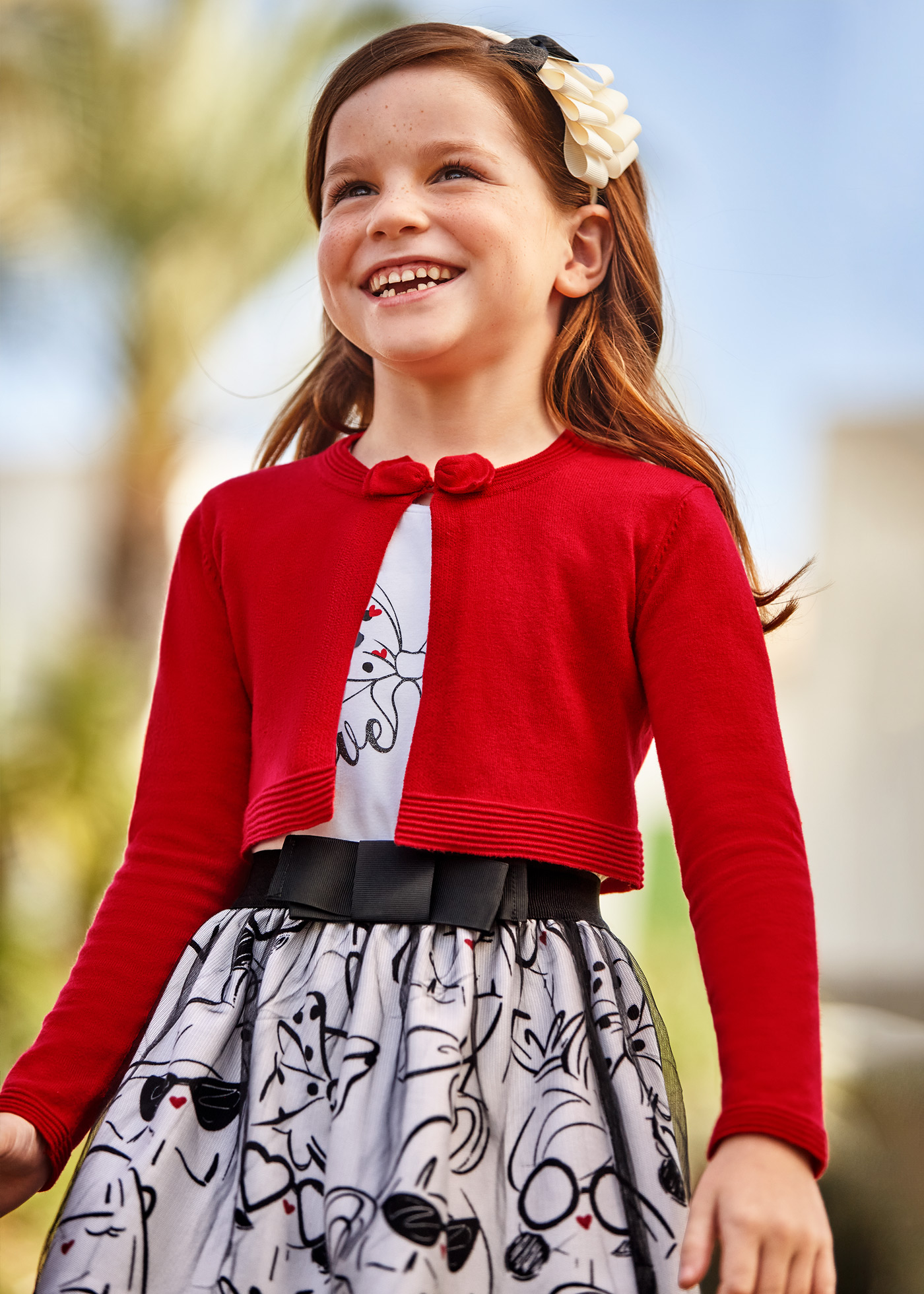 Cardigan tricot cotone sostenibile bambina | Mayoral