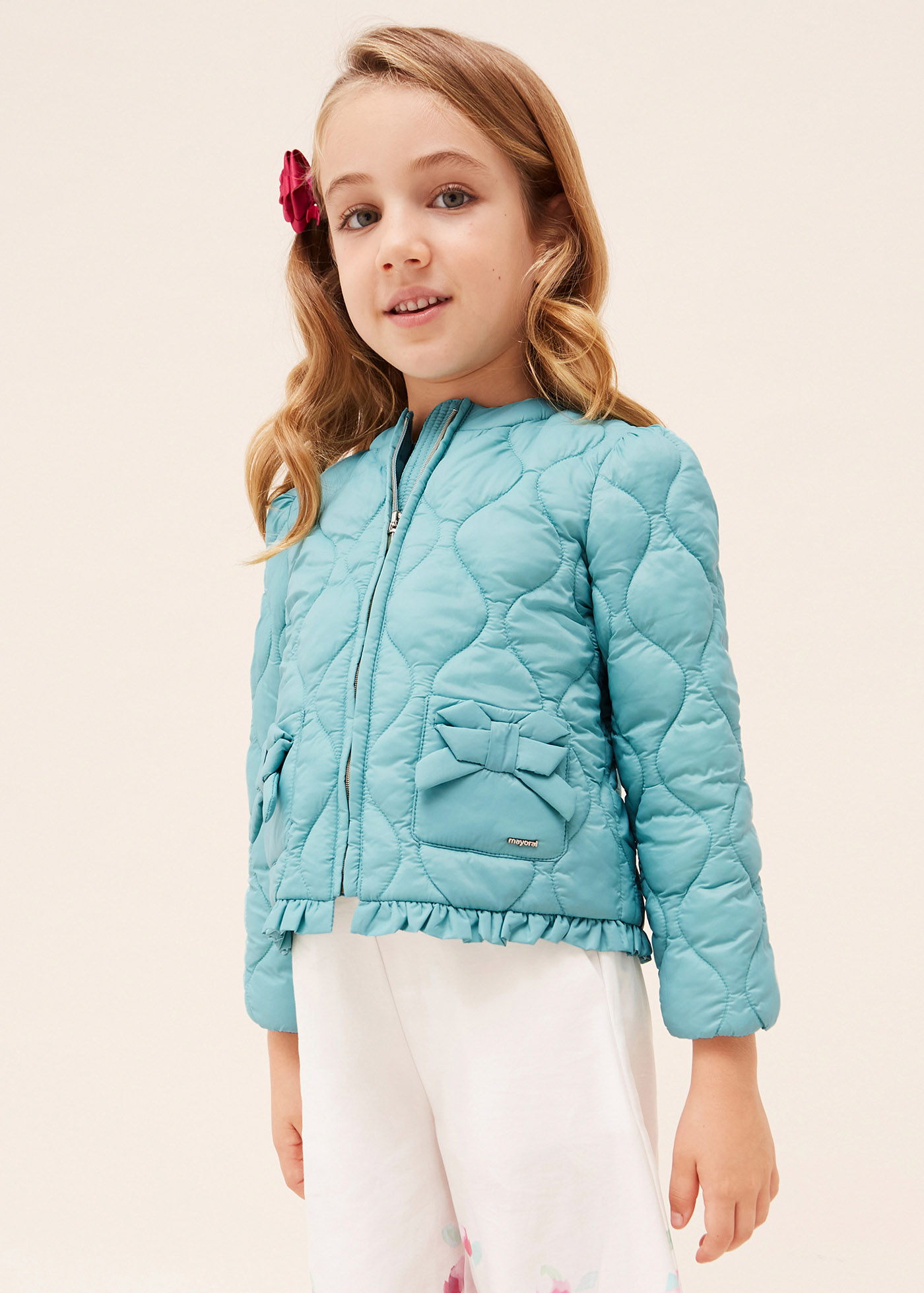 Quilted windbreaker jacket girl | Mayoral