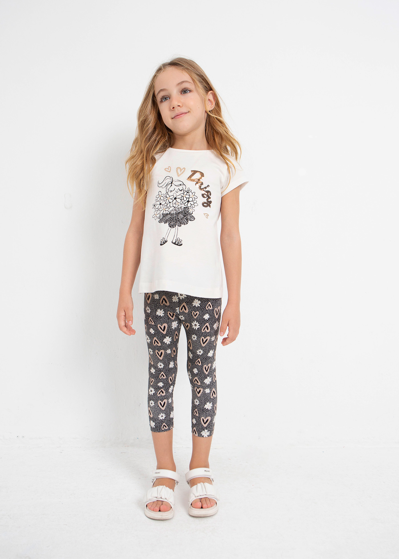 2-Piece Sustainable Cotton Set Girl | Mayoral