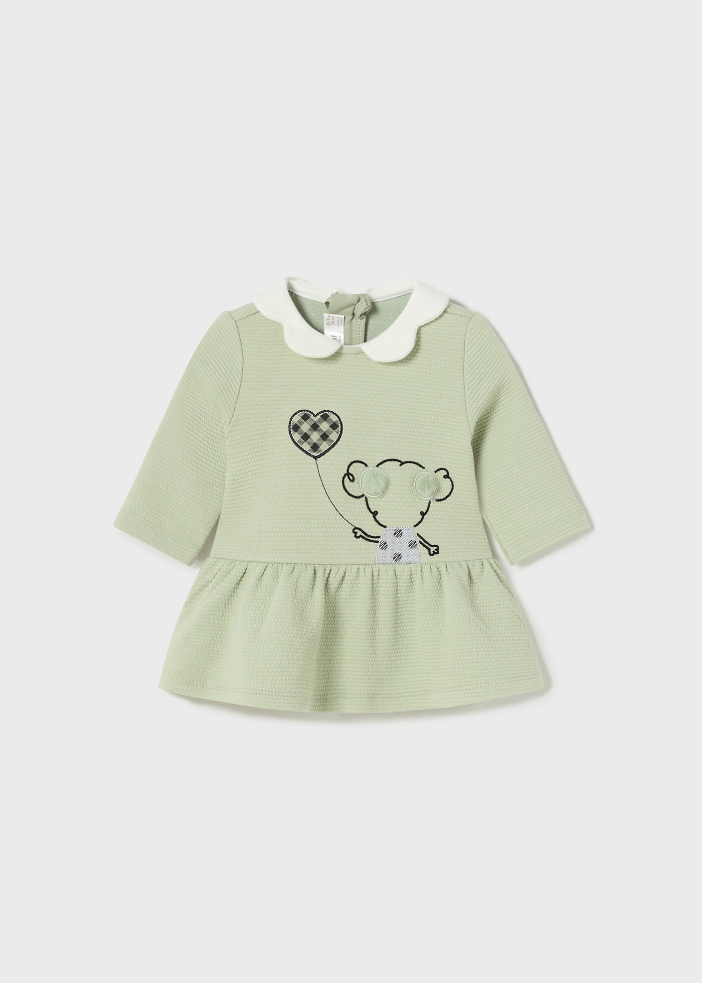 Collared knit dress newborn baby | Mayoral