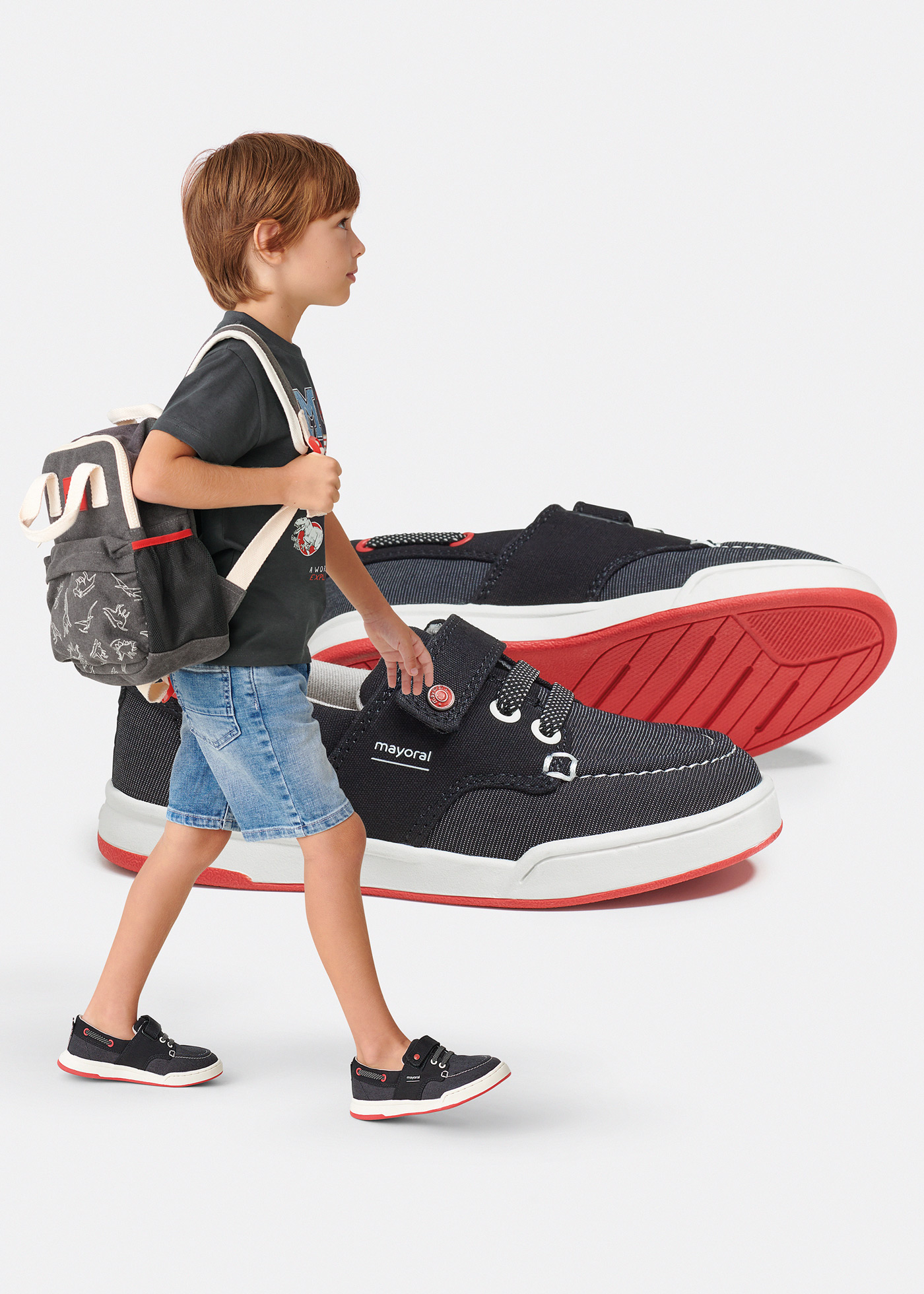 Boat shoes with velcro boy | Mayoral