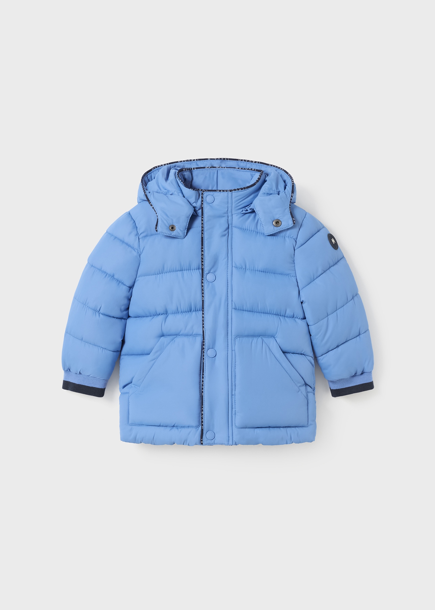 Baby puffer jacket removable hood | Mayoral