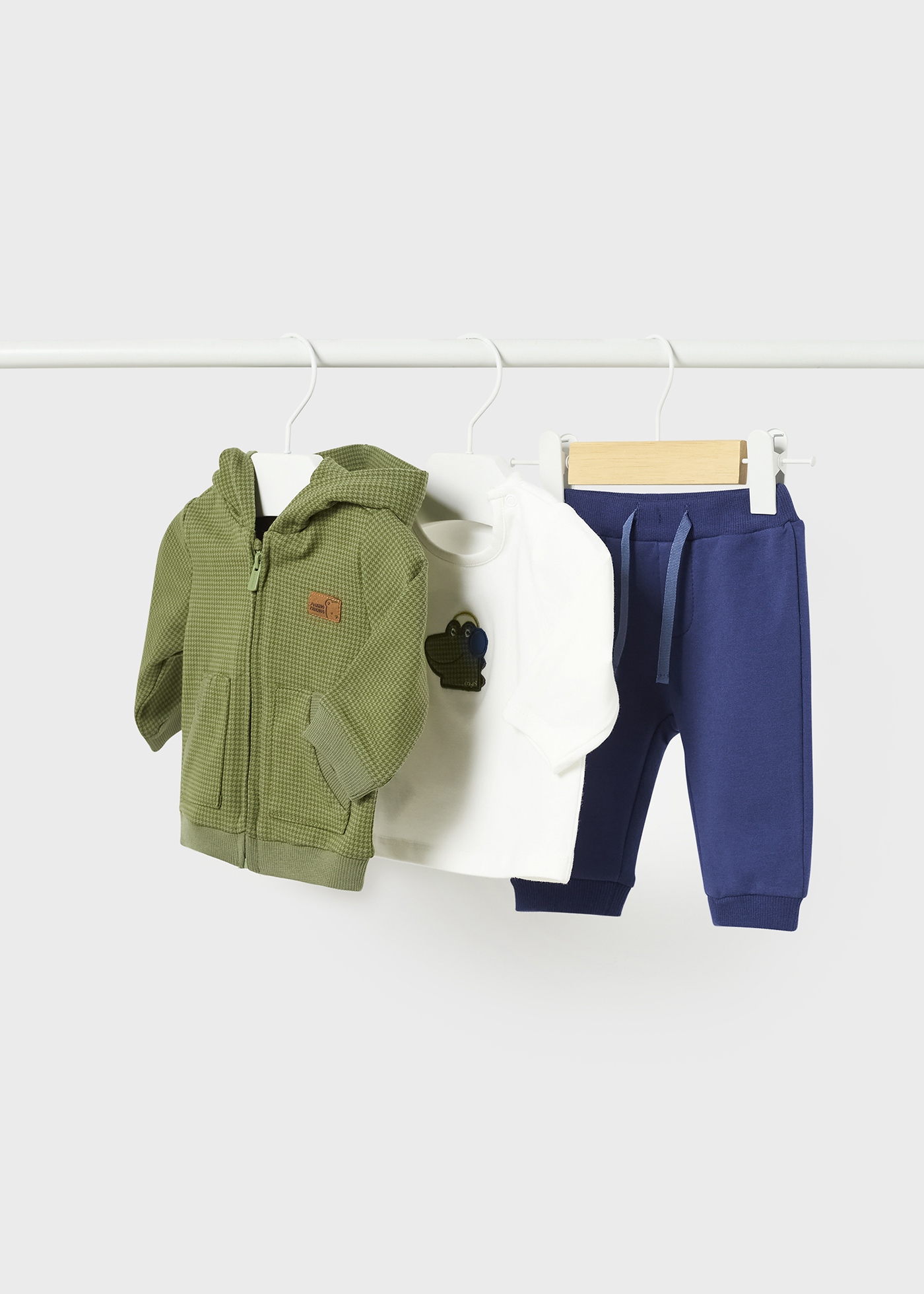 3-piece tracksuit set Better Cotton newborn baby | Mayoral