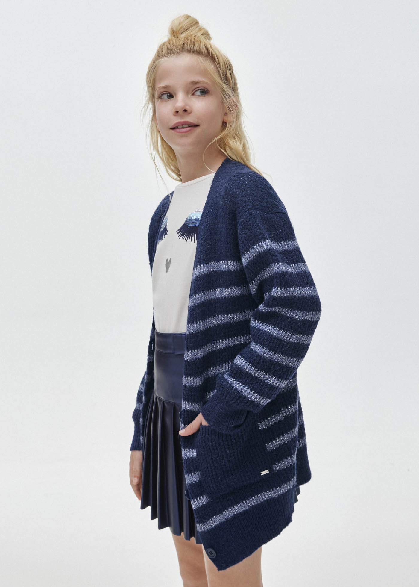 Rebeca larga tricot chica | Mayoral