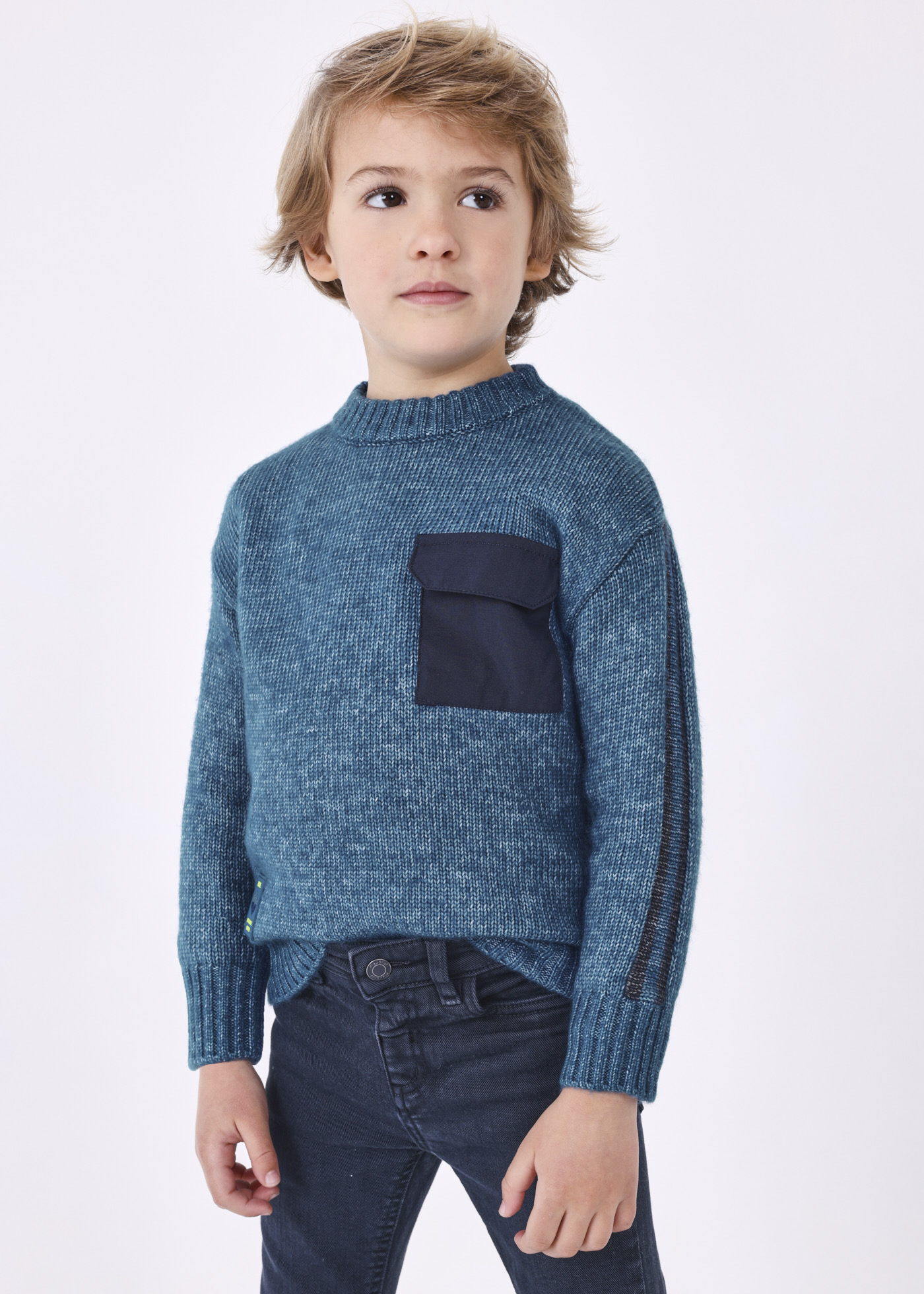 Boy jumper with pocket recycled fibres | Mayoral