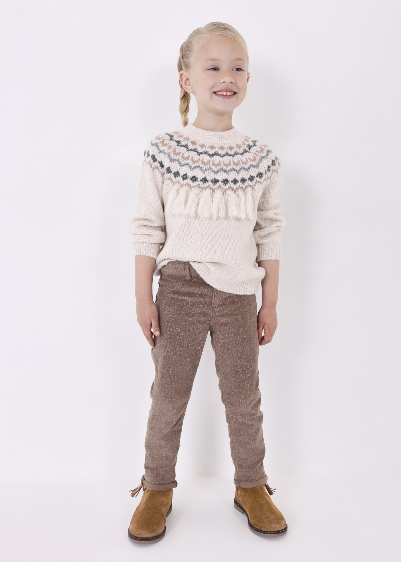 Pantalón micropana brillo niña | Mayoral