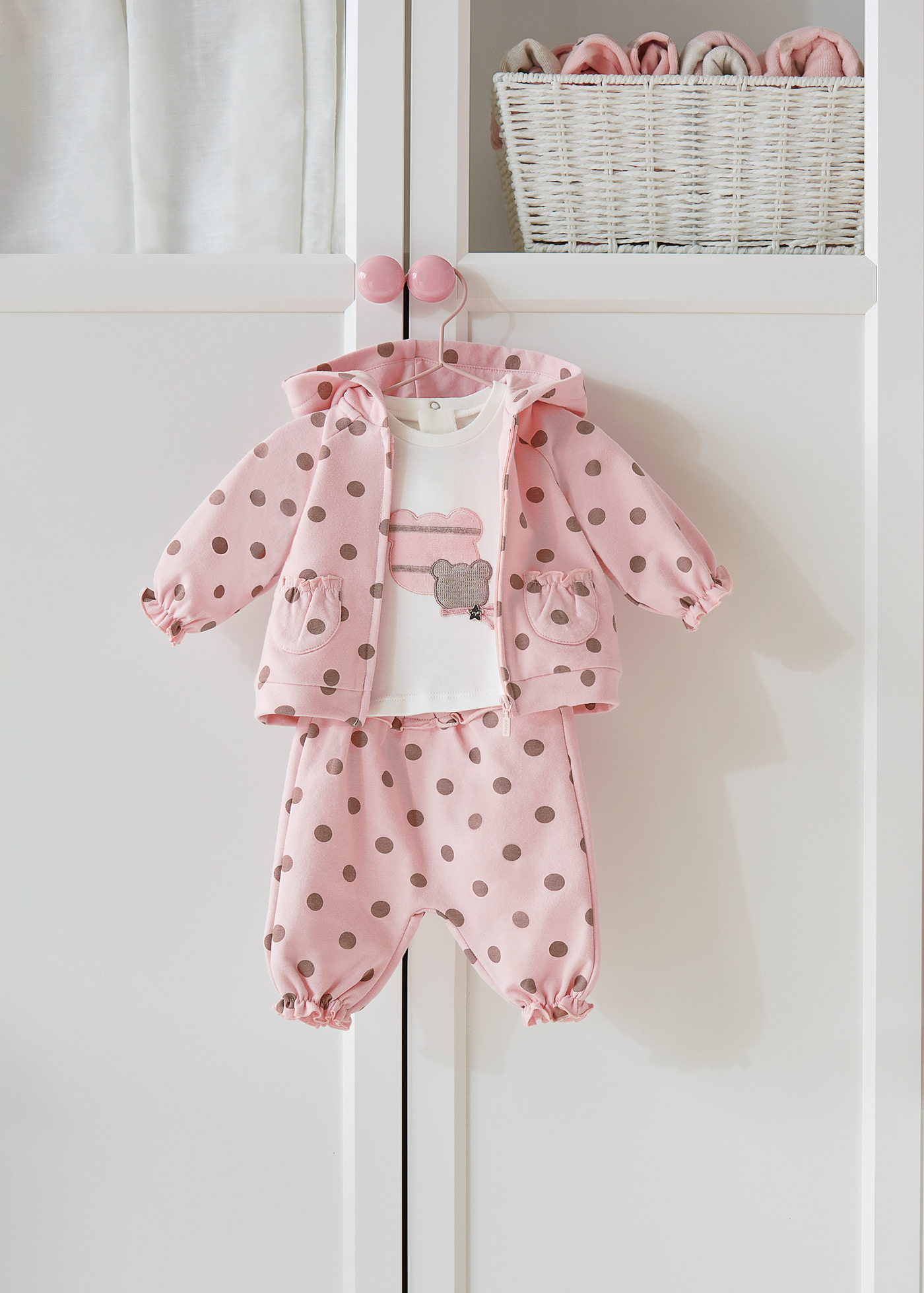 3-piece tracksuit set Better Cotton newborn baby | Mayoral