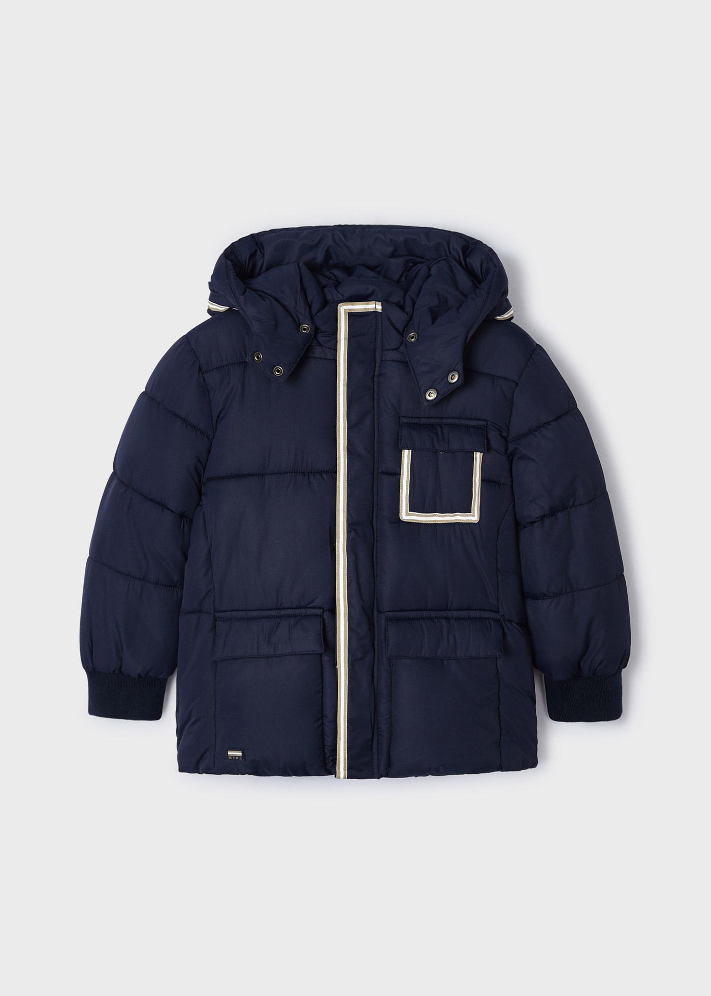 Puffer jacket colored details boy | Mayoral
