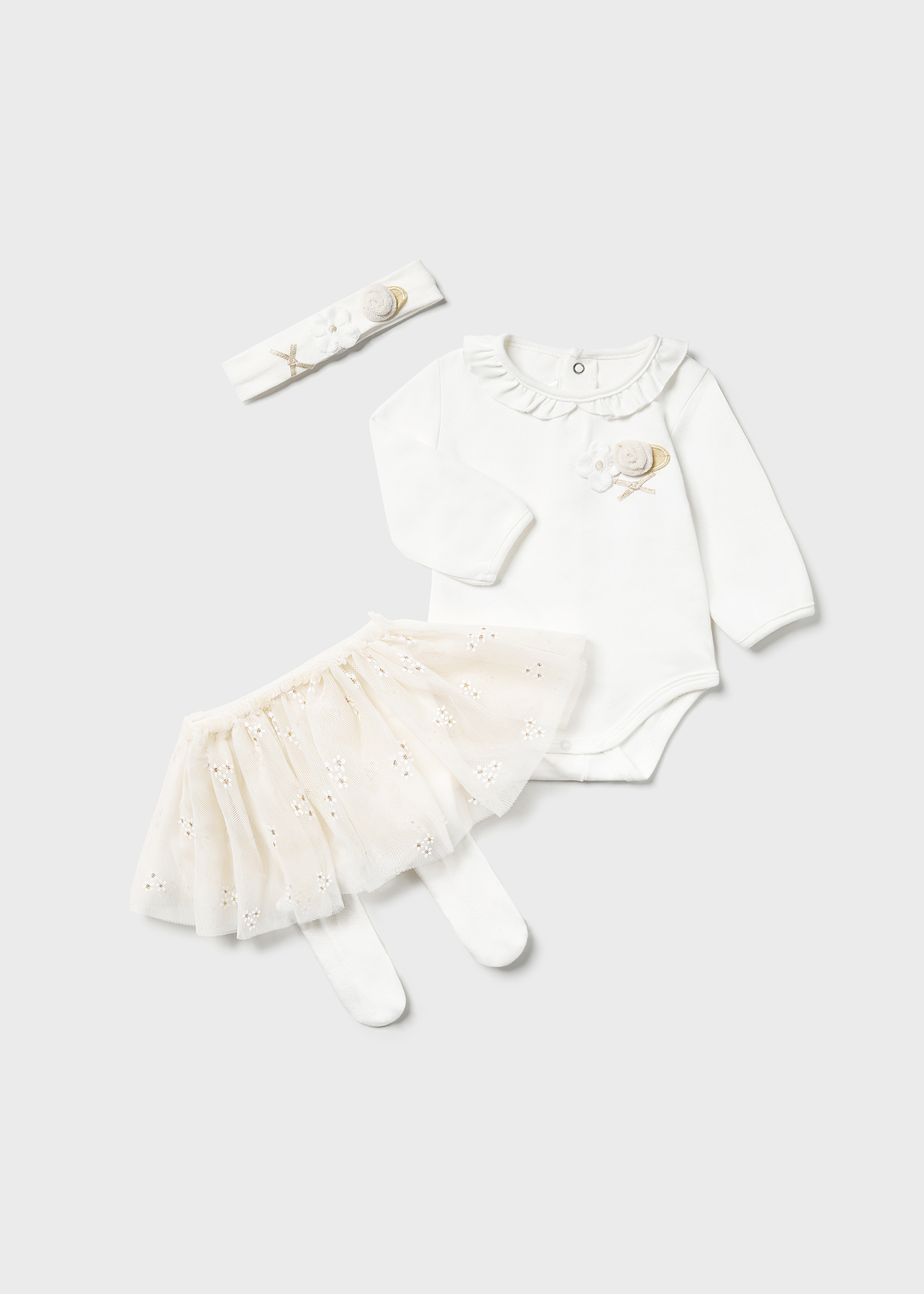 Set 3 piese Better Cotton nou-nascut | Mayoral