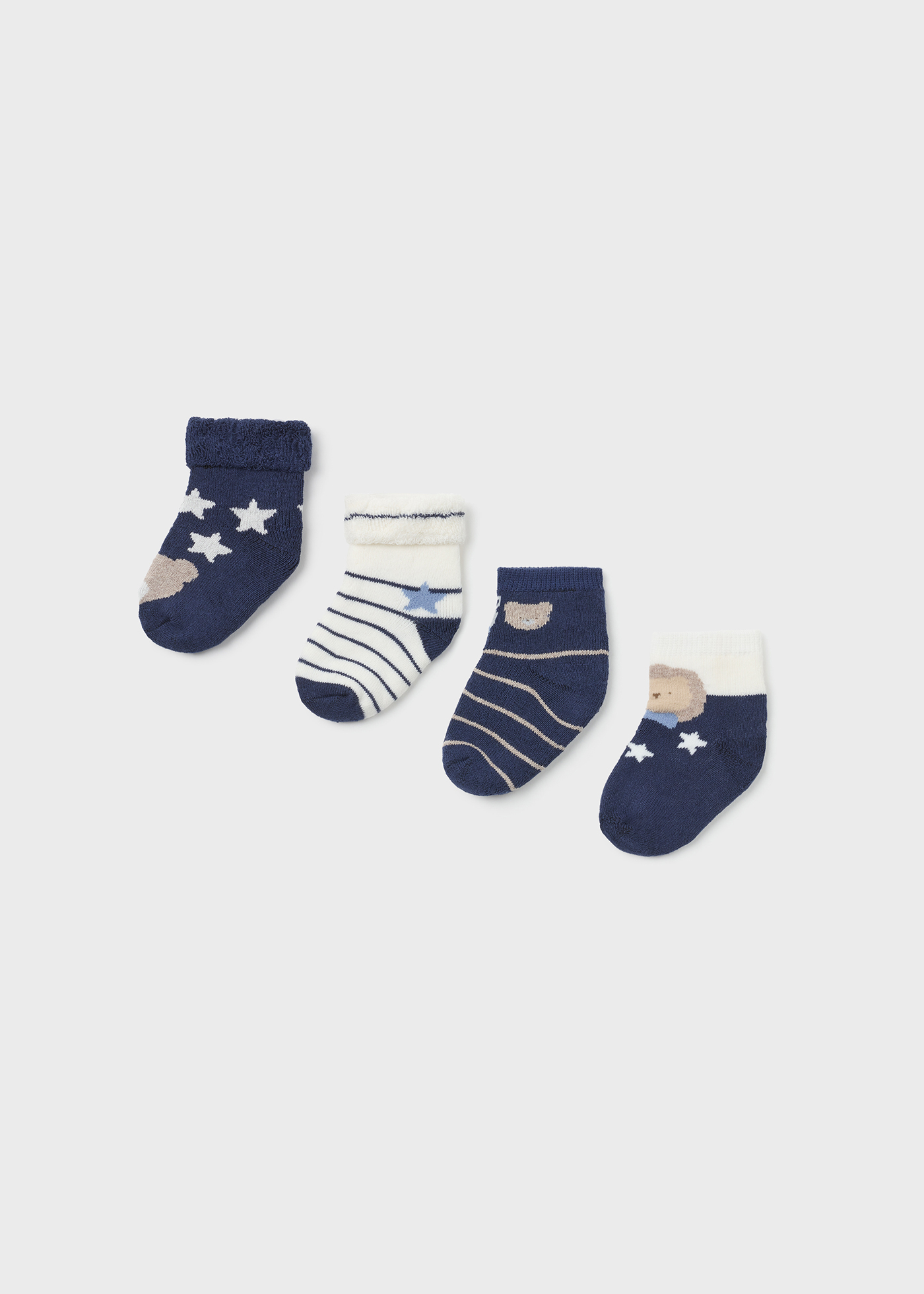 4-pack socks organic cotton newborn baby | Mayoral