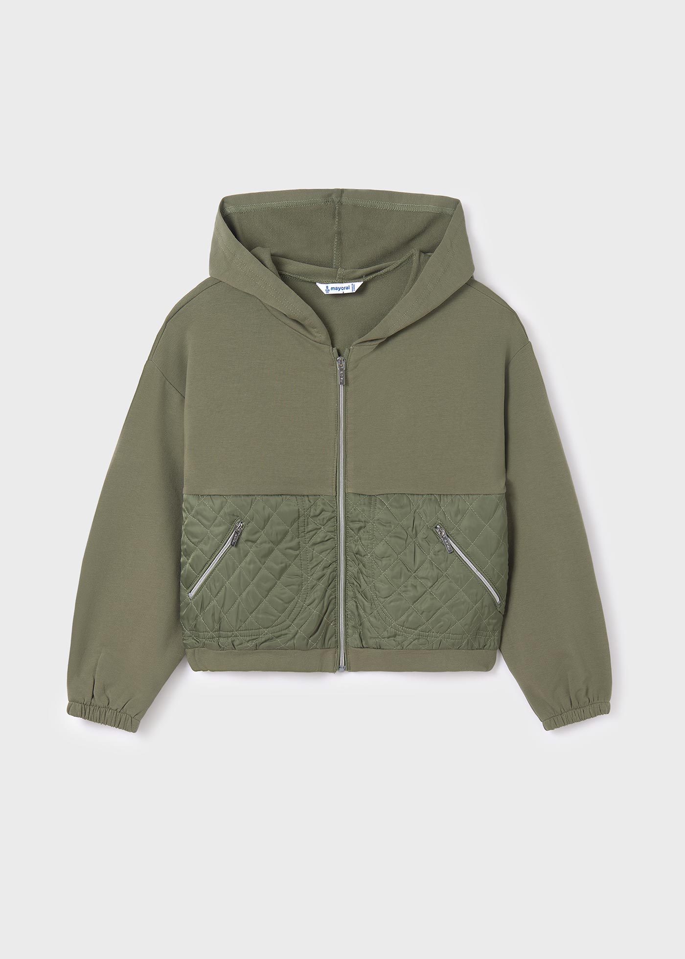 Hoodie combined fabrics girl | Mayoral