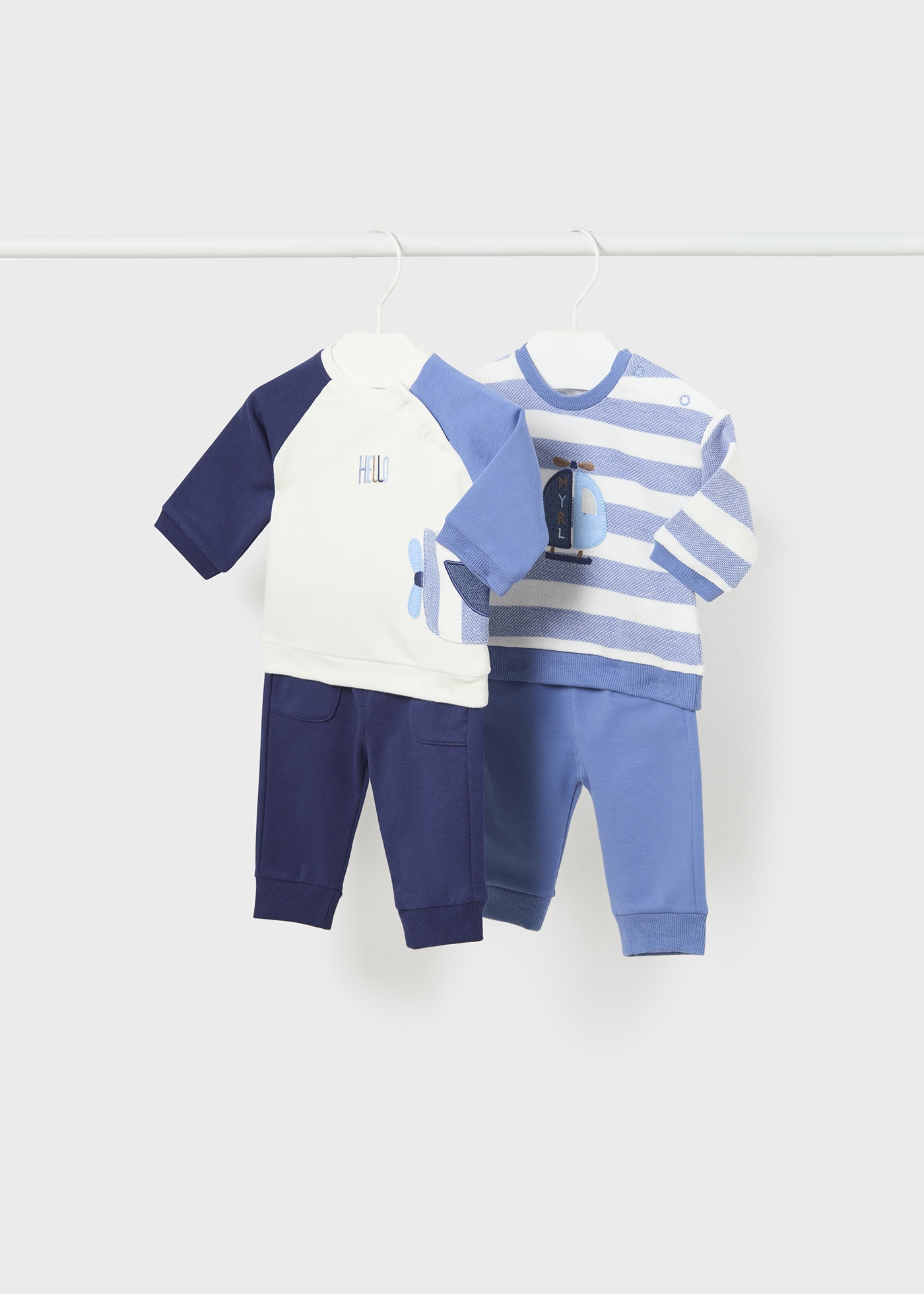 4-piece tracksuit set Better Cotton newborn baby | Mayoral
