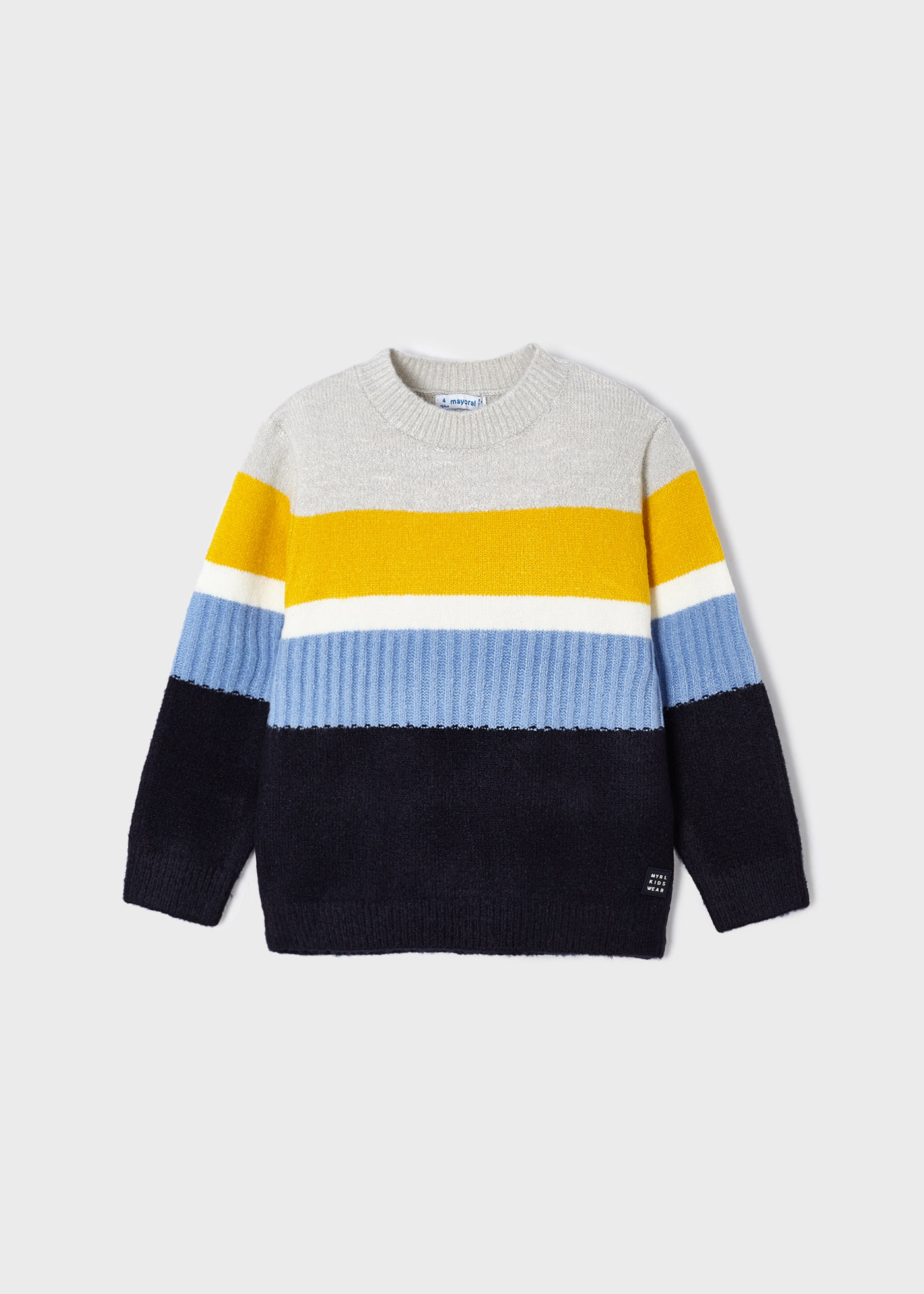 Knit sweater color block boy | Mayoral
