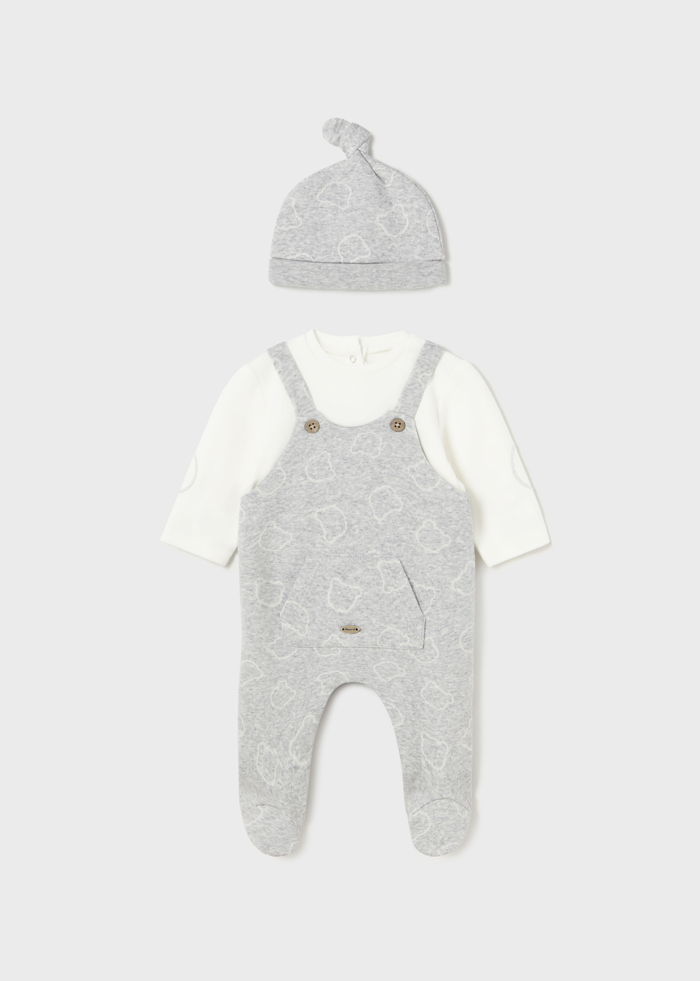 One-piece with hat Better Cotton newborn baby | Mayoral