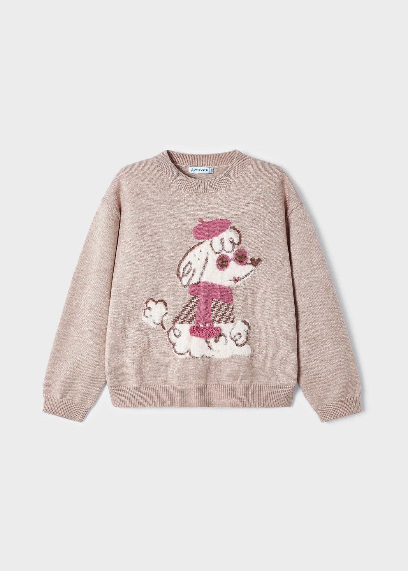 Fine-knit mohair sweater girl | Mayoral