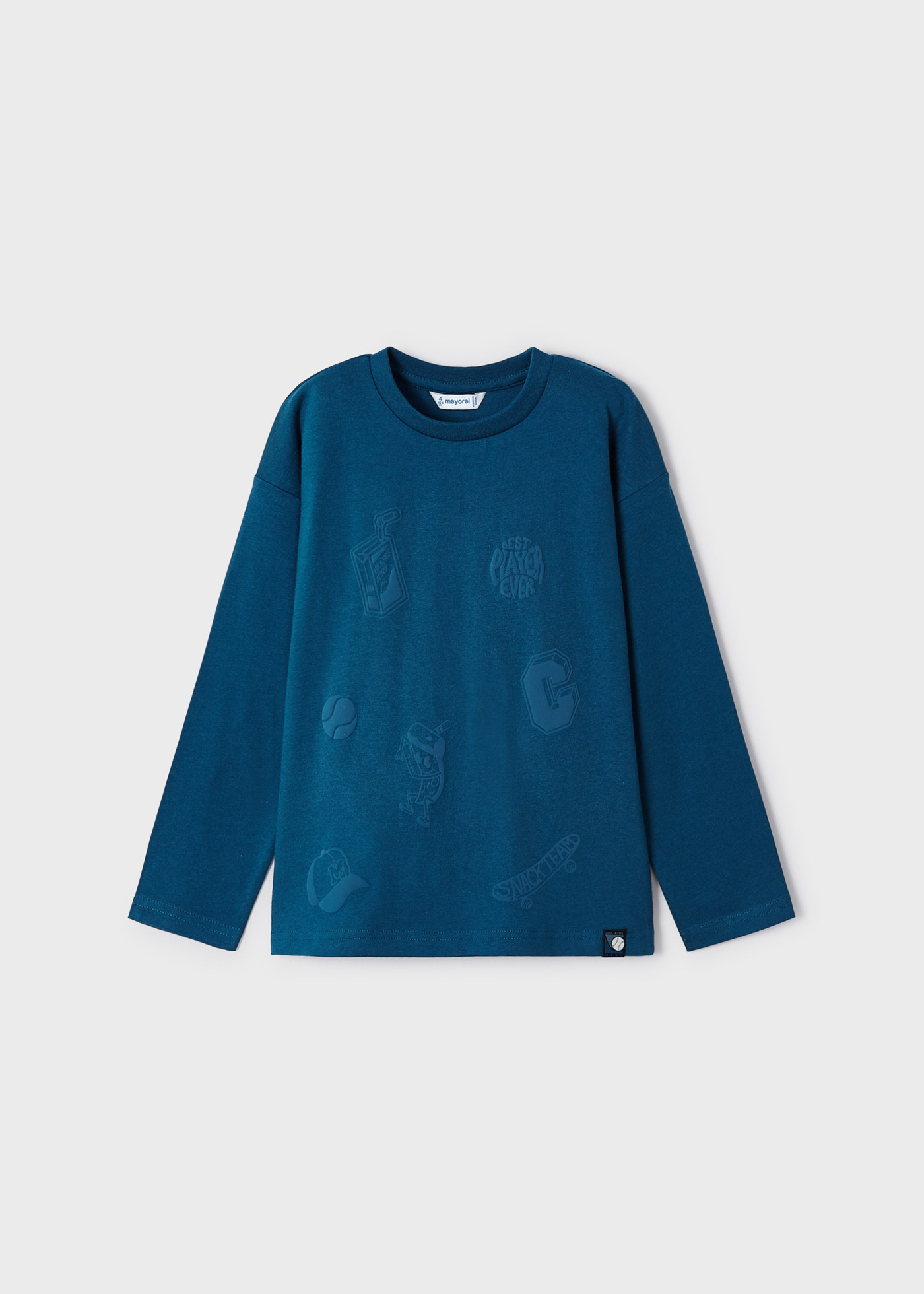 Camiseta estampado relieve Better Cotton niño | Mayoral