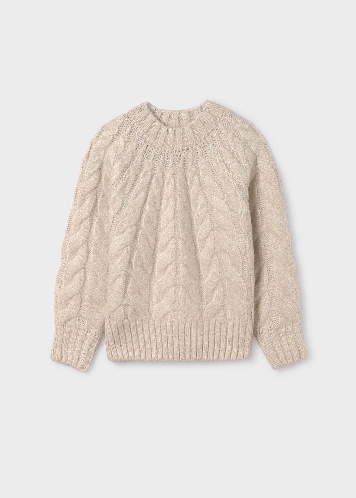 Braided knit sweater girl | Mayoral