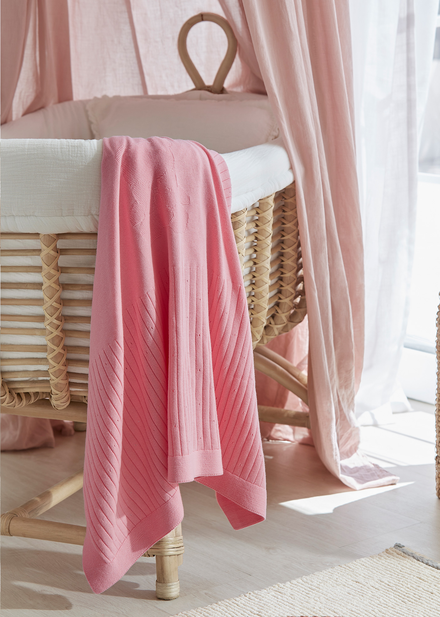 Baby knit blanket Better Cotton Nectar | Mayoral