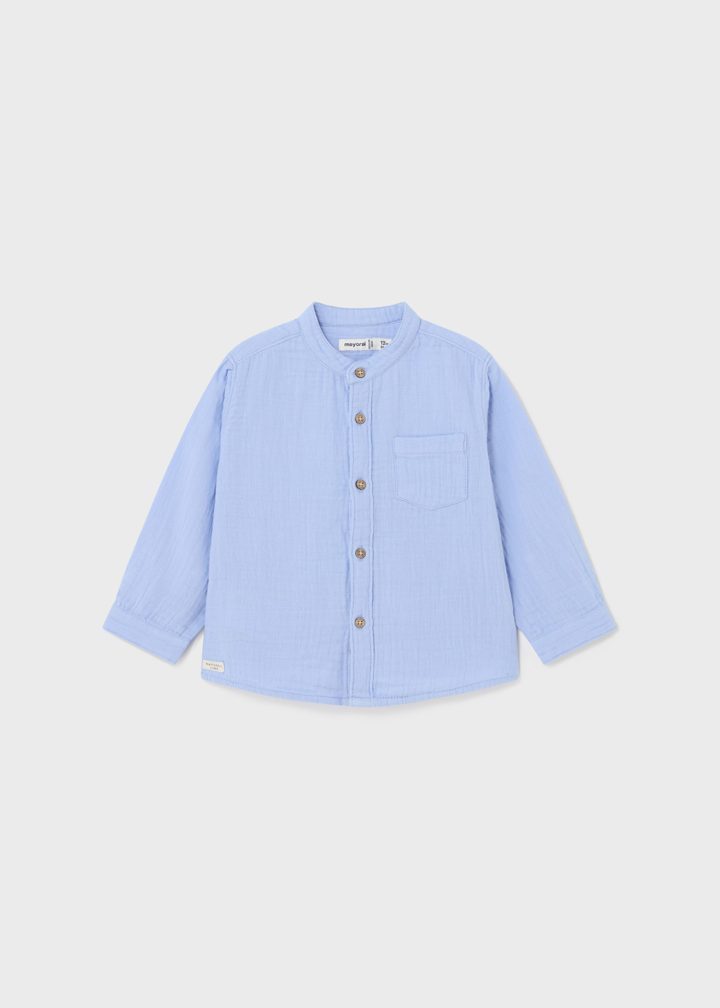 Camicia manica lunga Better Cotton neonato Nube | Mayoral