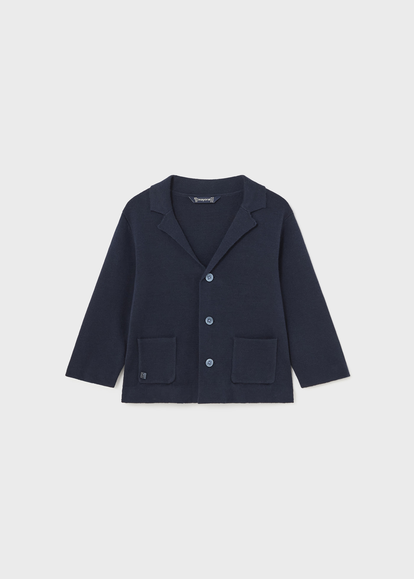 Blazer tricot Better Cotton bebé Marino | Mayoral Blazer tricot Better Cotton bebé Marino | Mayoral