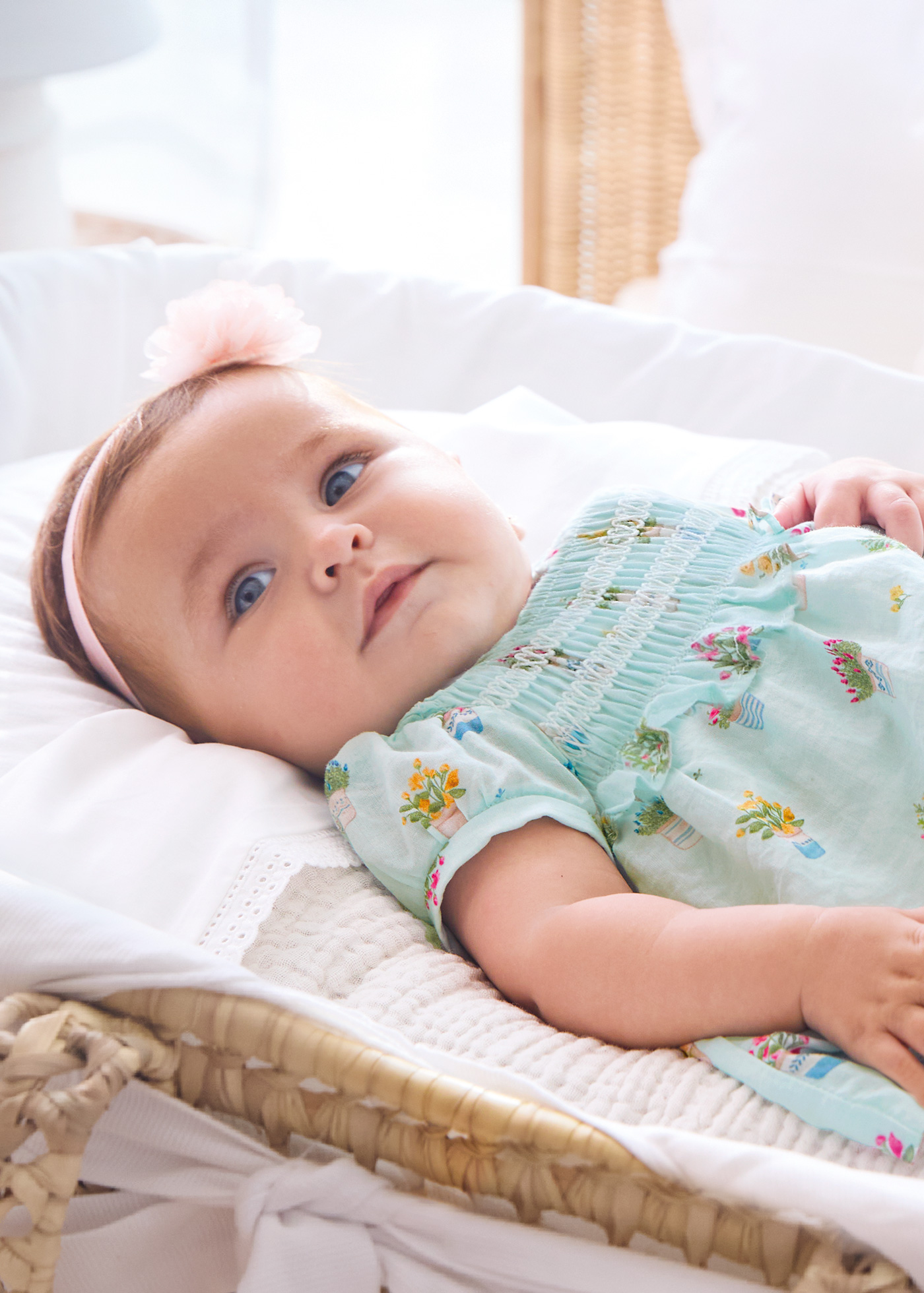 Newborn Dress with Nappy Cover Better Cotton Jade | Mayoral