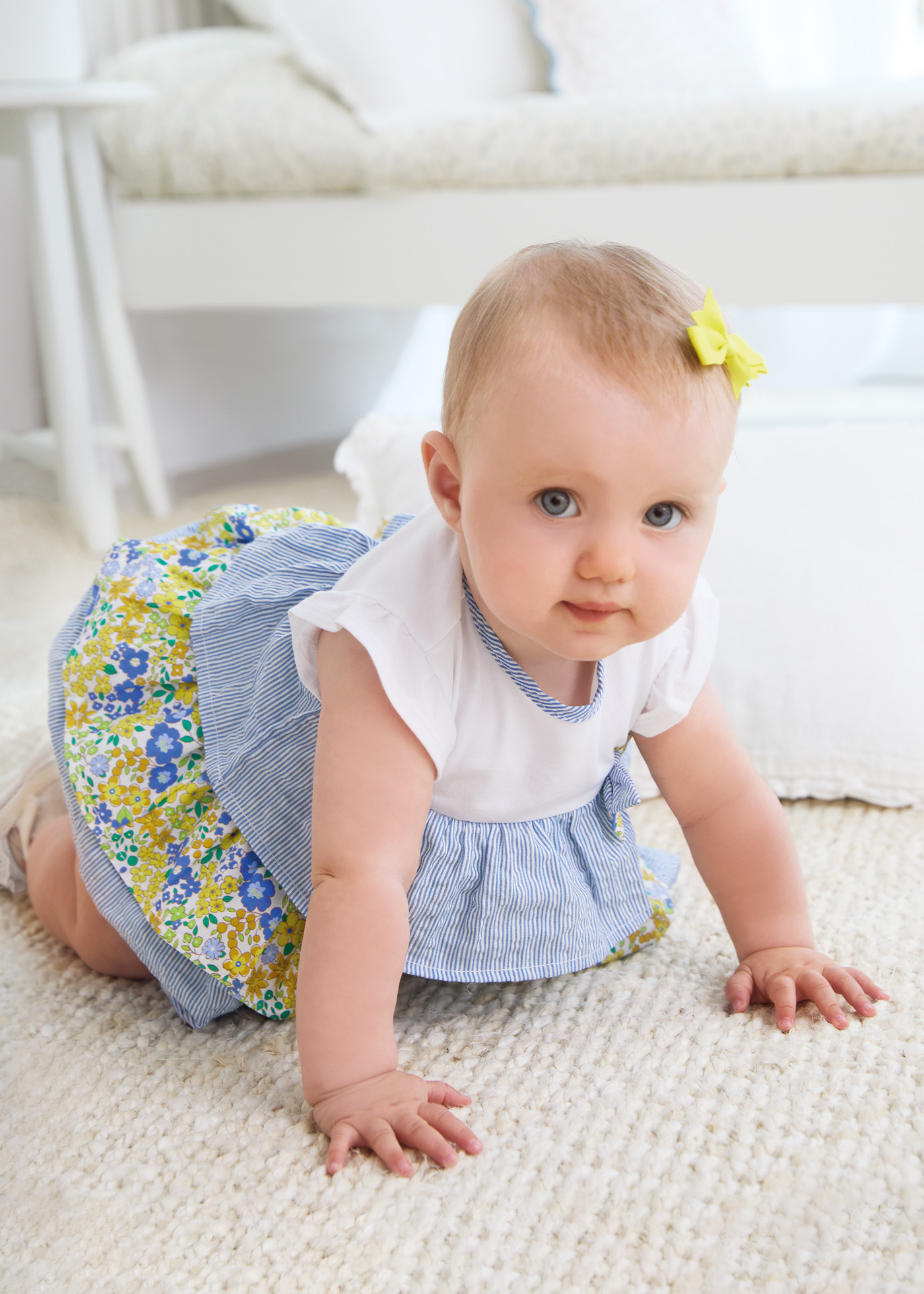 Newborn Dress with Nappy Cover Better Cotton Dandelion | Mayoral