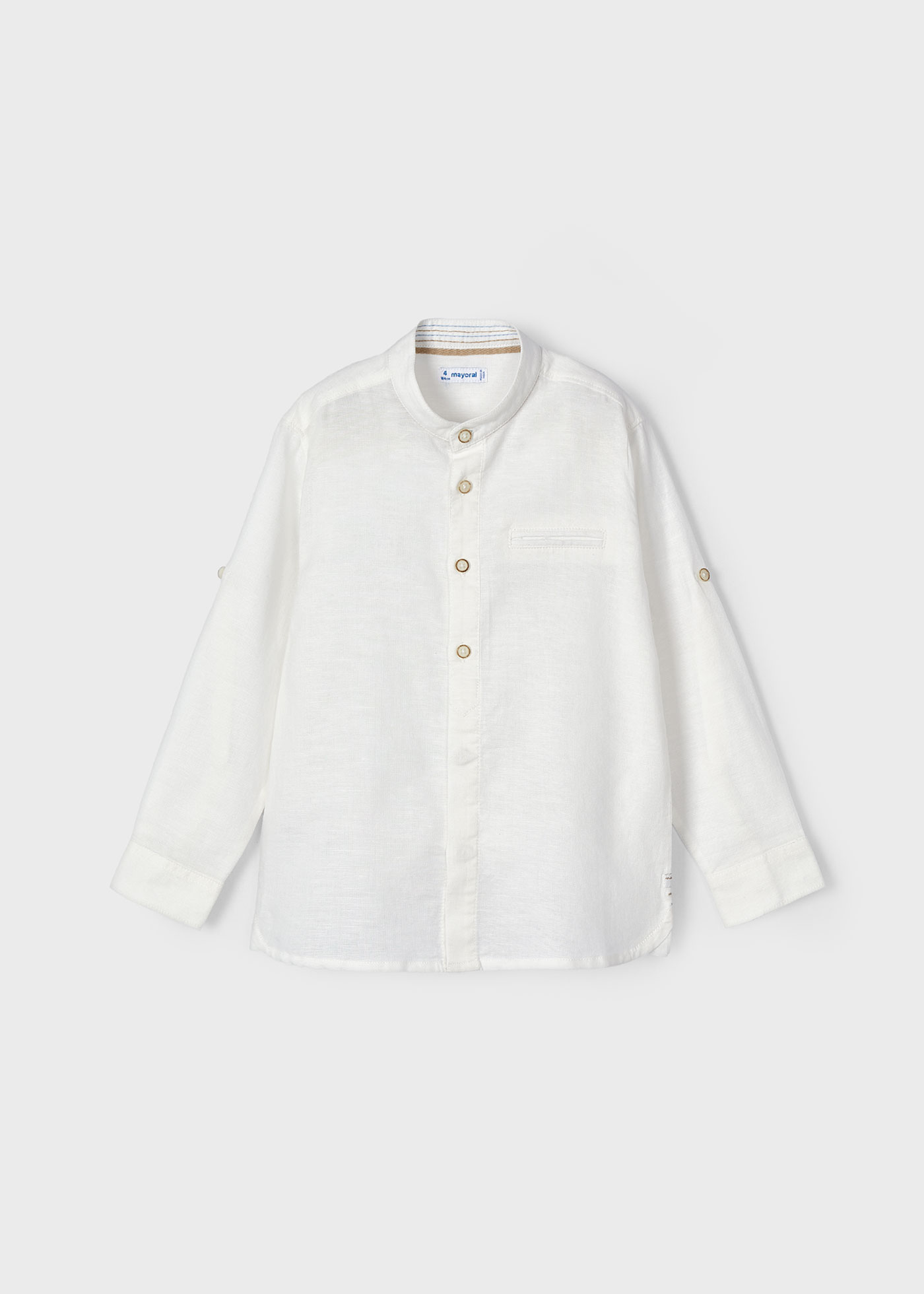 Camicia lino bambino Bianco | Mayoral