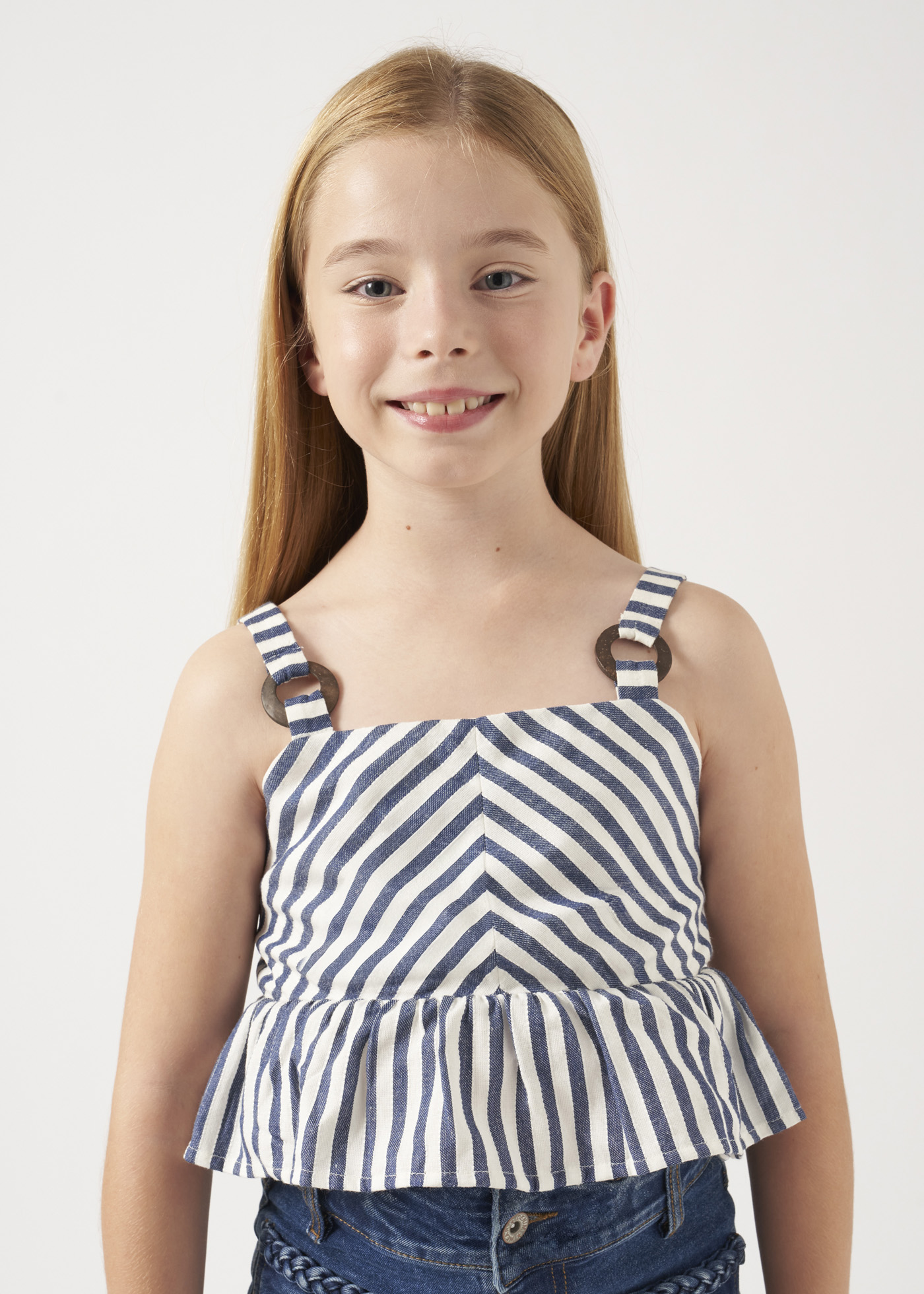 Girls striped top Ink | Mayoral