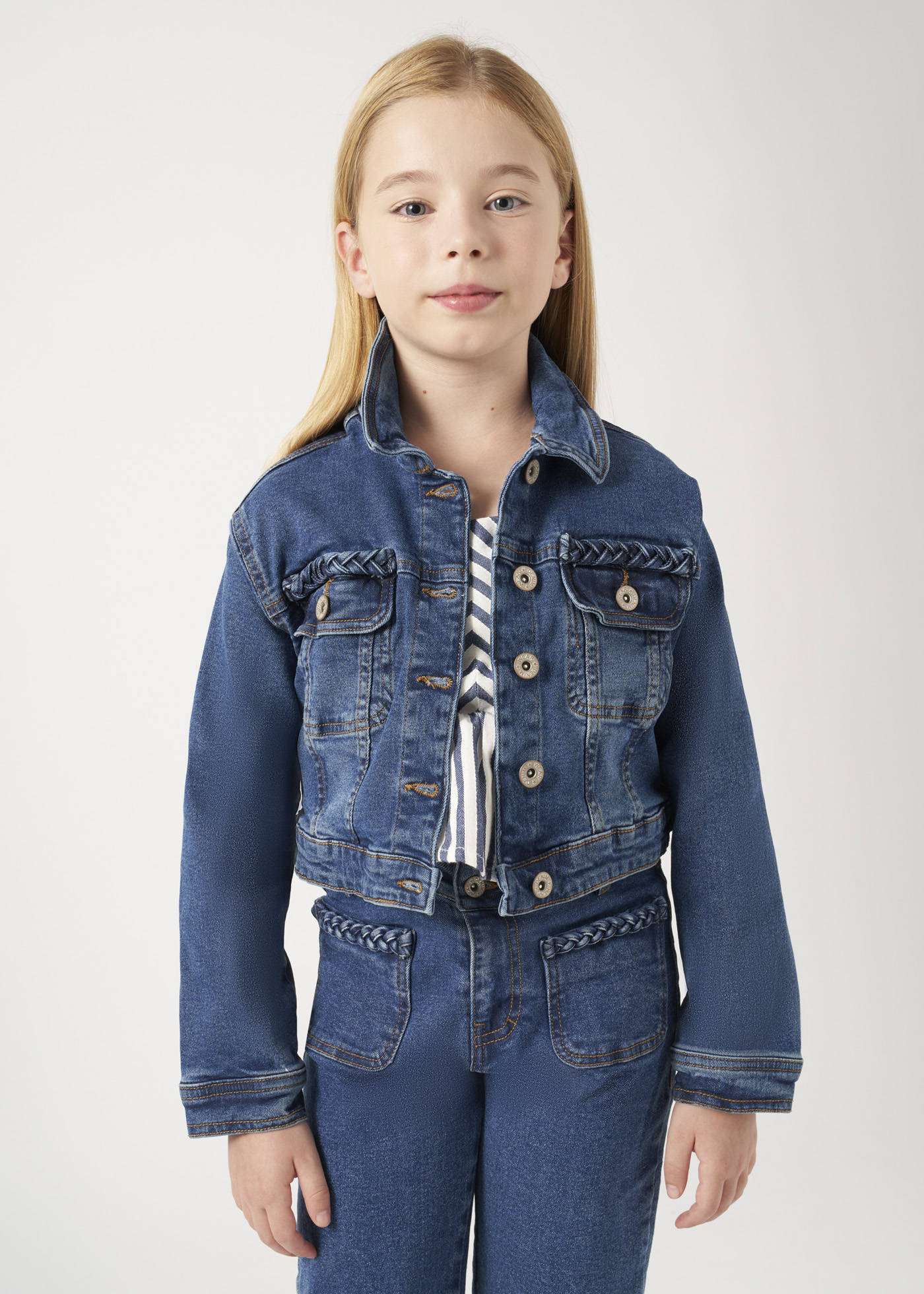 Girls denim jacket Better Cotton | Mayoral
